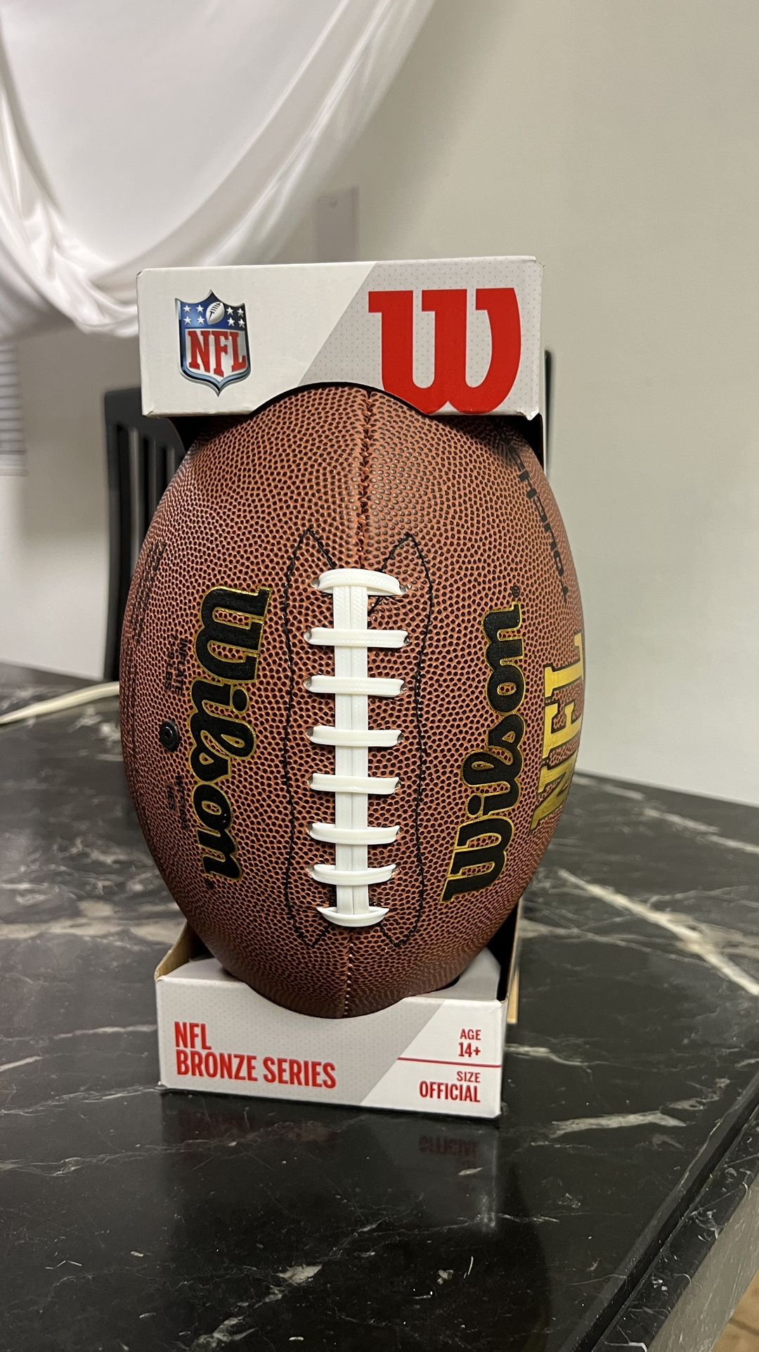 3 Wilson NFL Bronze Series Official Size Footballs! for Sale in Orange ...