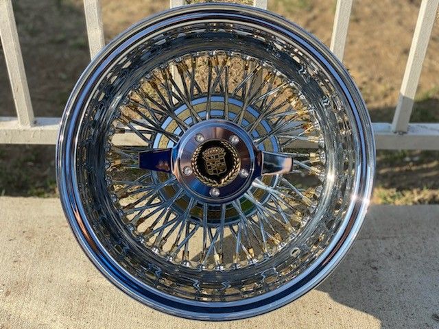 13x7 Zenith Hub With Gold Ring And Nipples Triple Chrome Plated Dishes ...