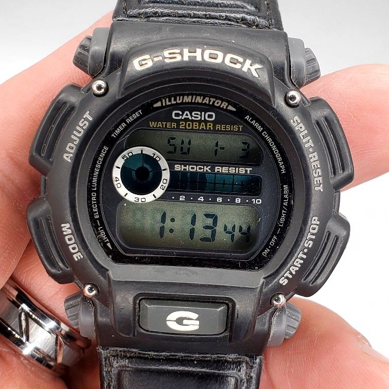 Casio G-Shock Digital Watch Men Black 200M 3232 DW-9052 Backlight (New ...
