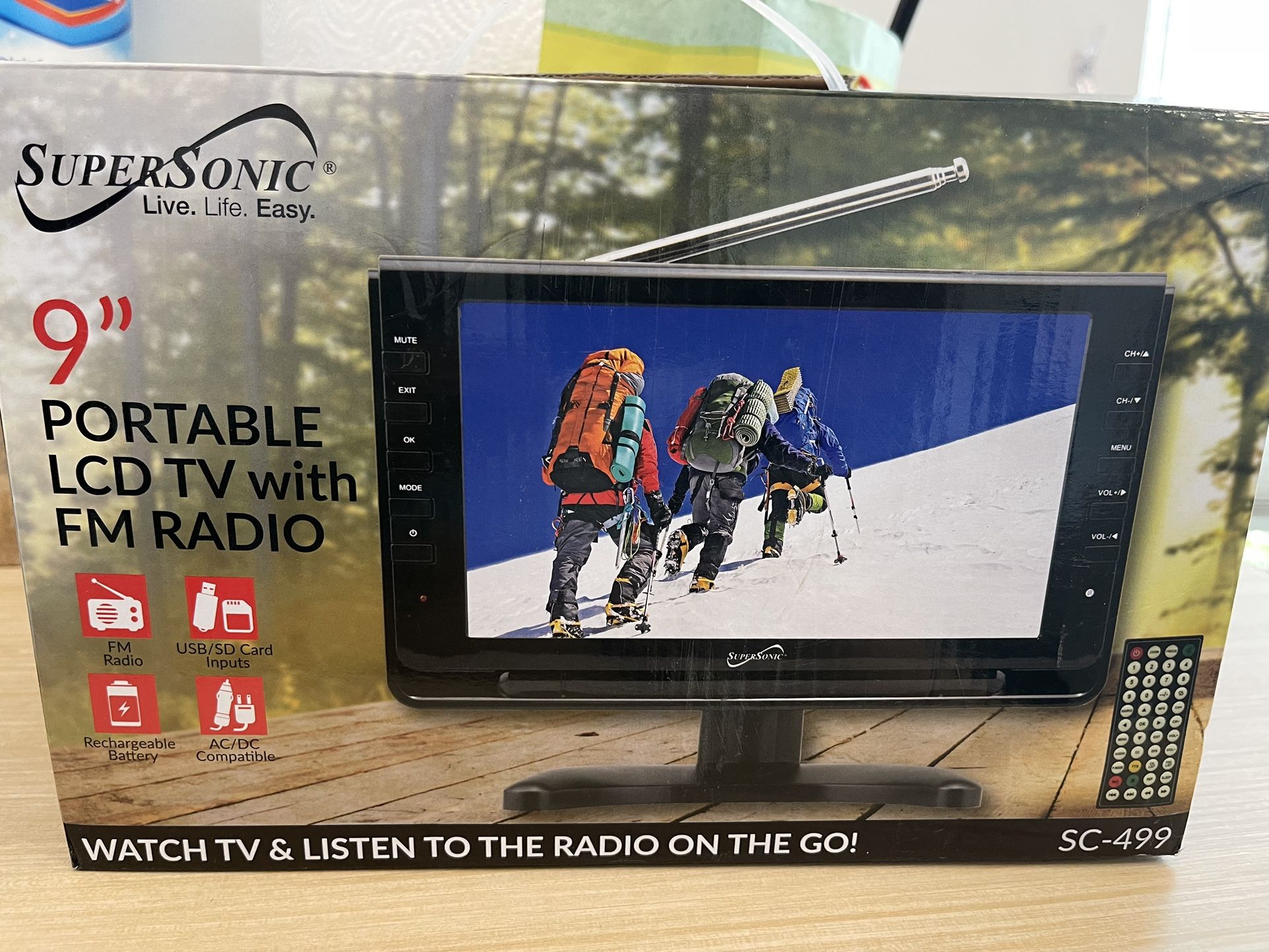 9 inch Portable Widescreen LCD TV with Tuner - www.eharrisgallery.com