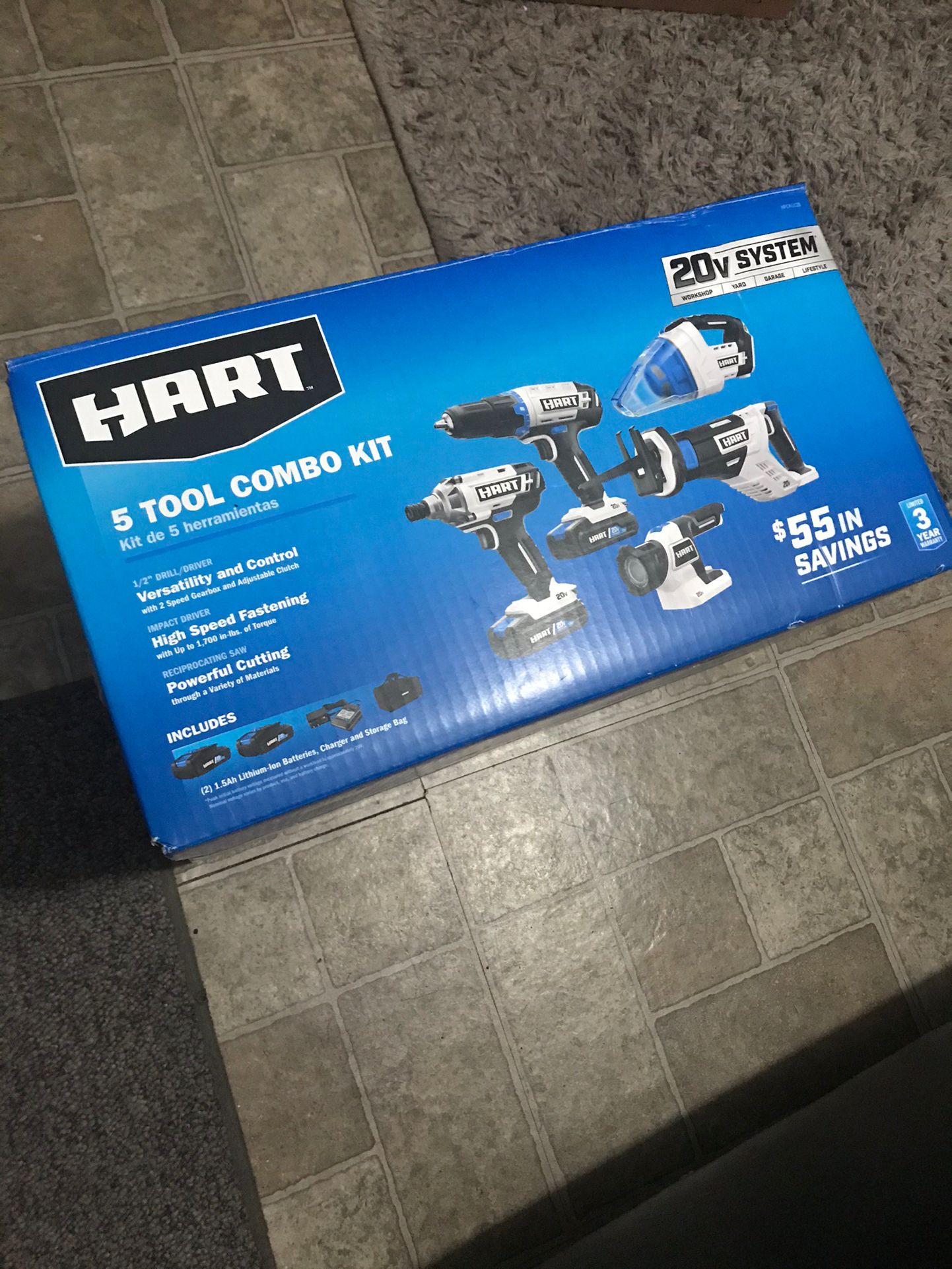 HART 20v 5 Tool Combo Kit for Sale in Tampa, FL - OfferUp