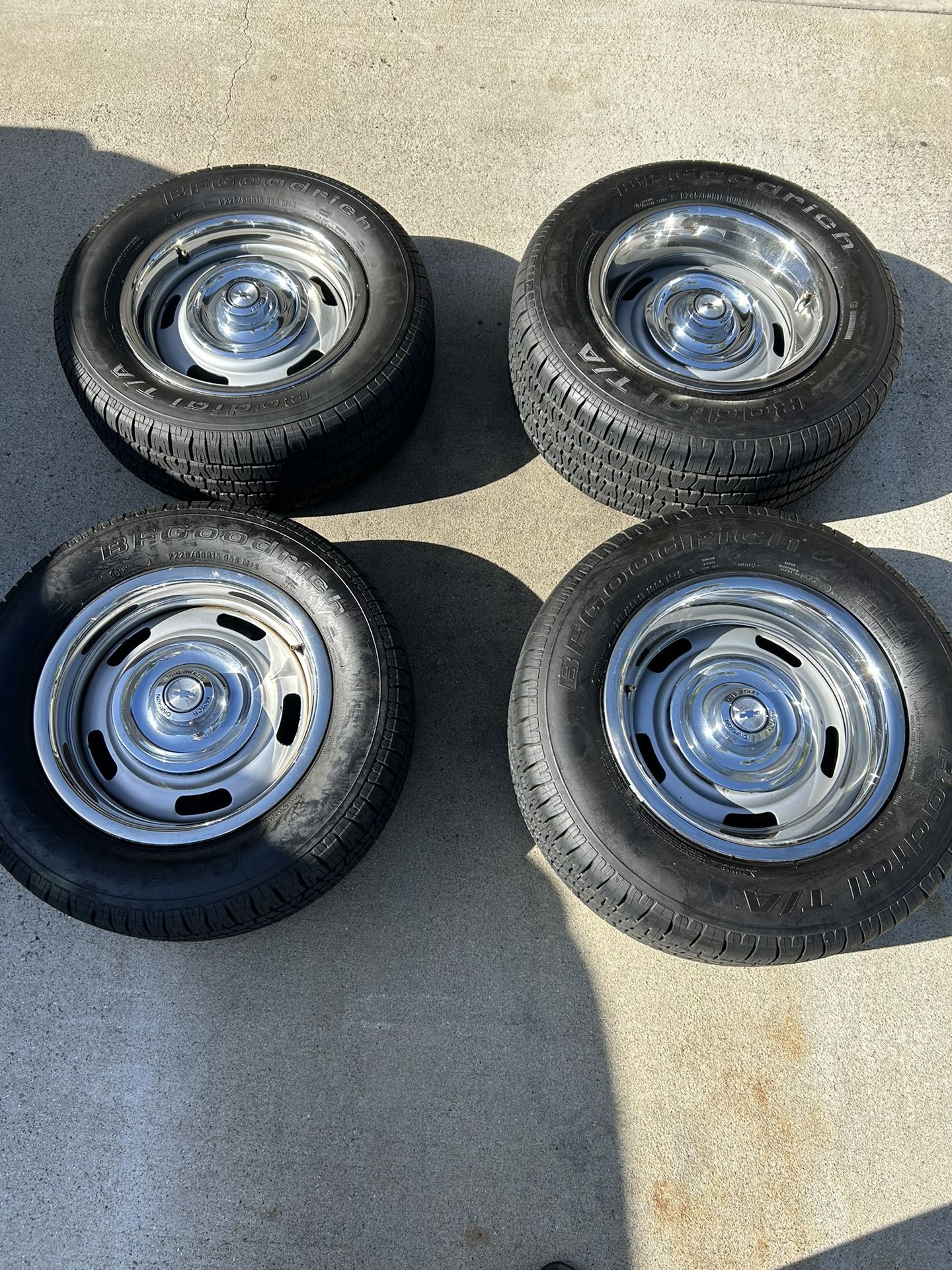 Chevy Rally 15” Wheels And Tires for Sale in Bonsall, CA - OfferUp
