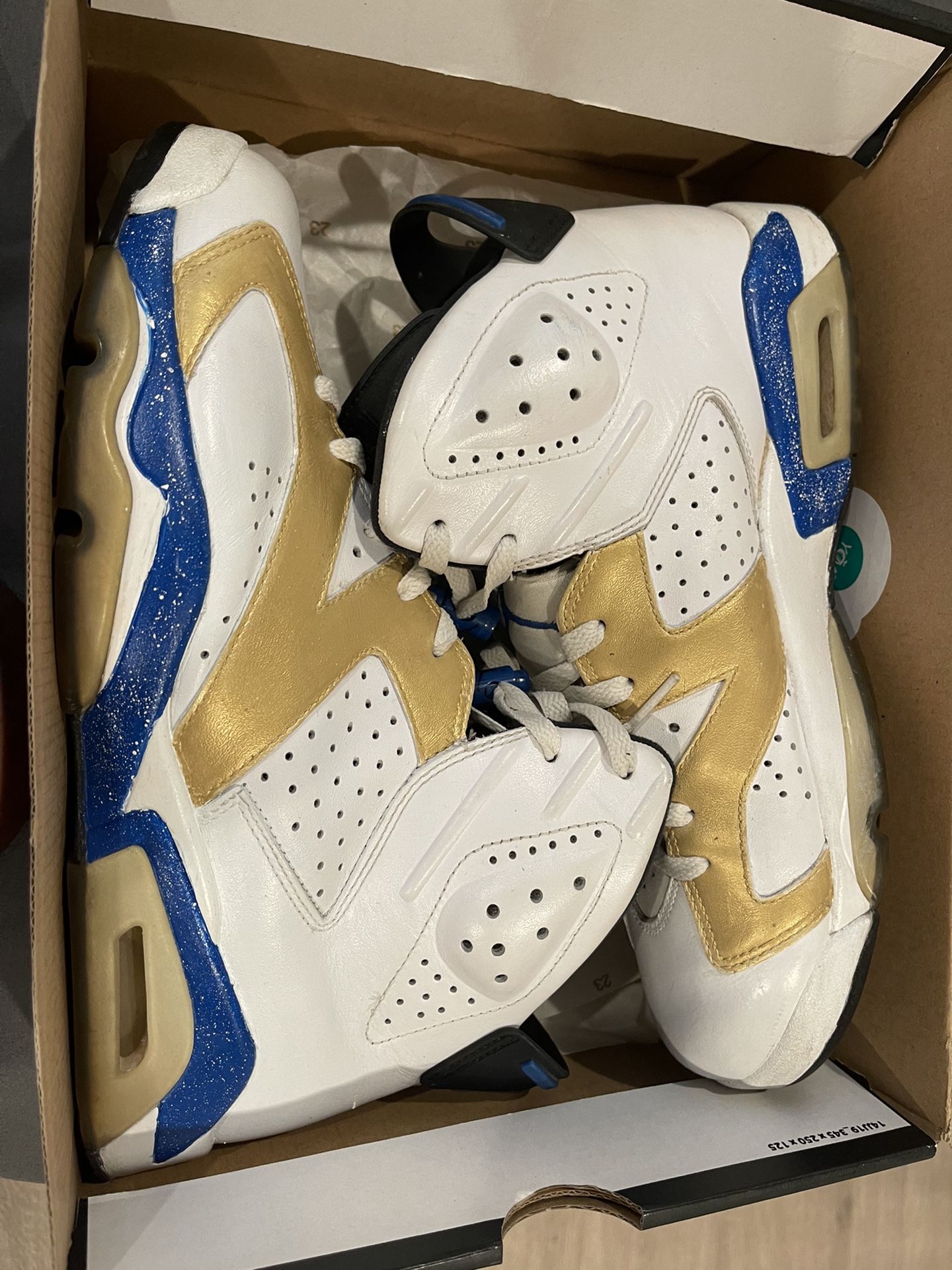 Jordan 6 Custom Gold