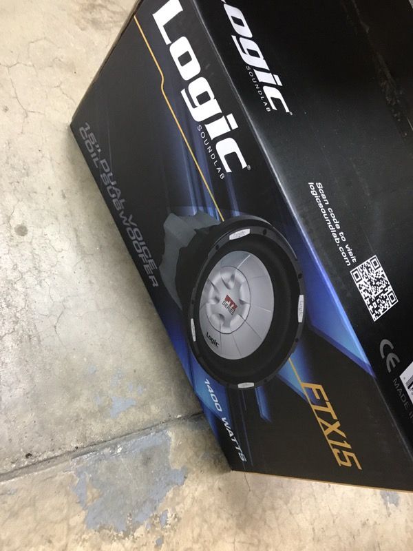 Logic subwoofer 15inch for Sale in Grand Prairie, TX - OfferUp