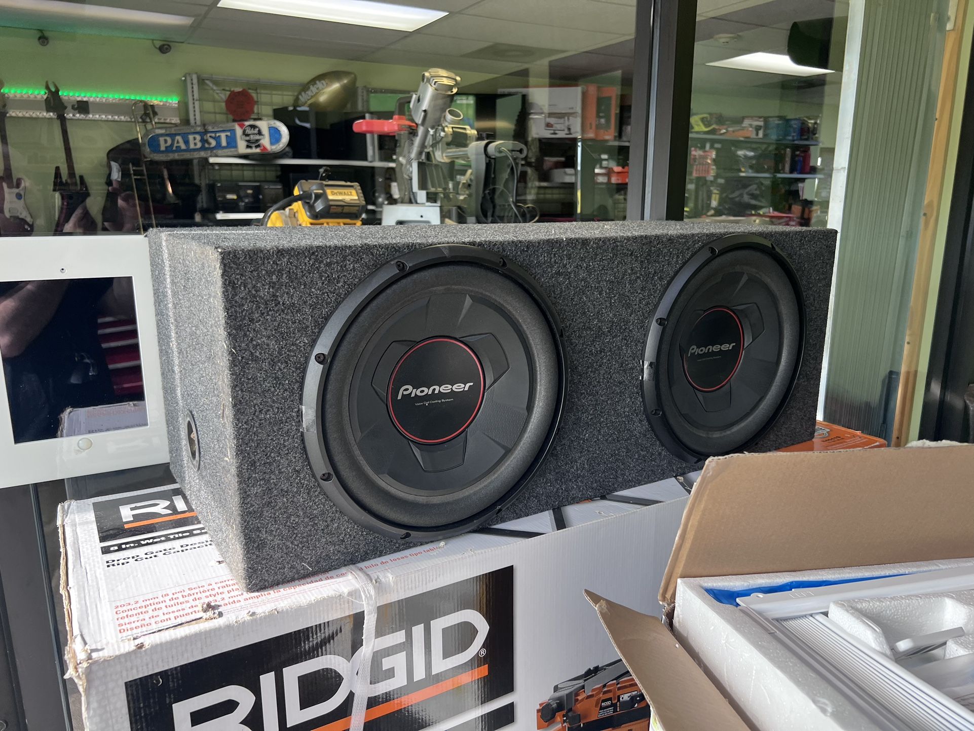 Pioneer Subwoofers In Box
