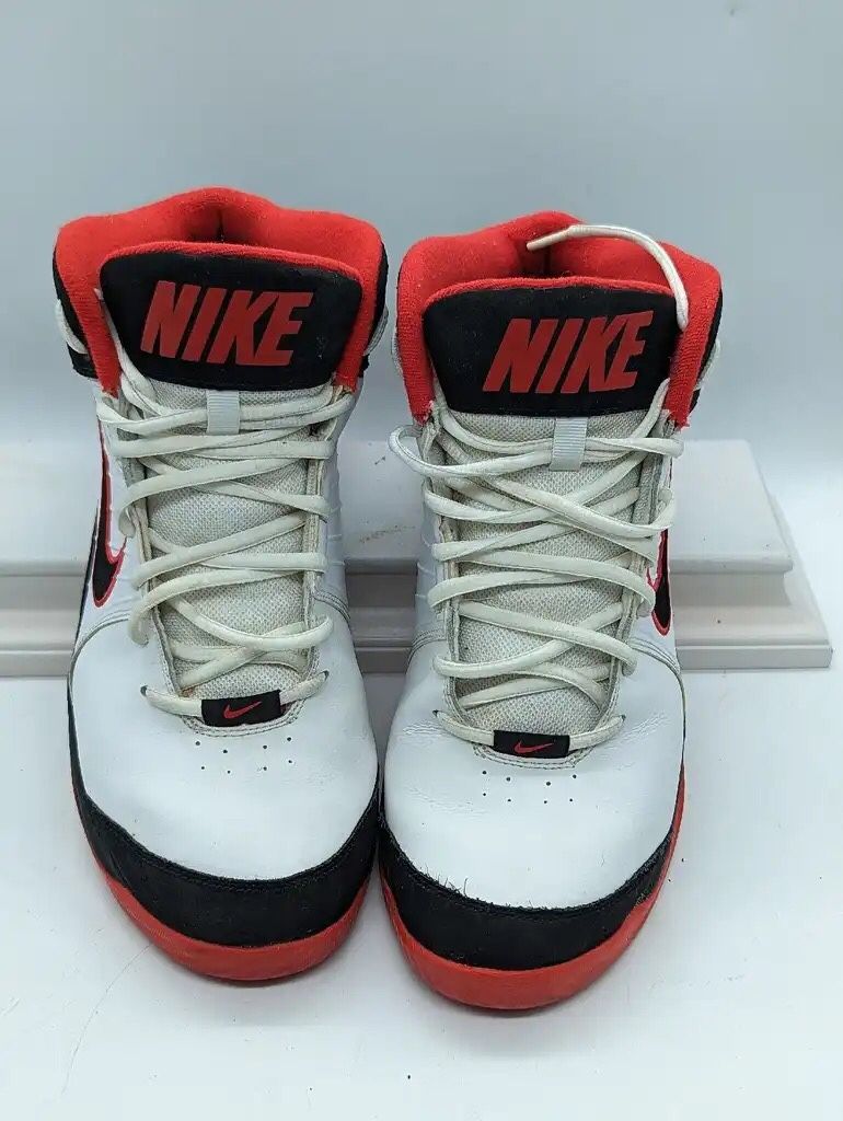 Nike Overplay VI Basketball Shoes White/Black/Red 443456-106 SZ 9.5 for ...