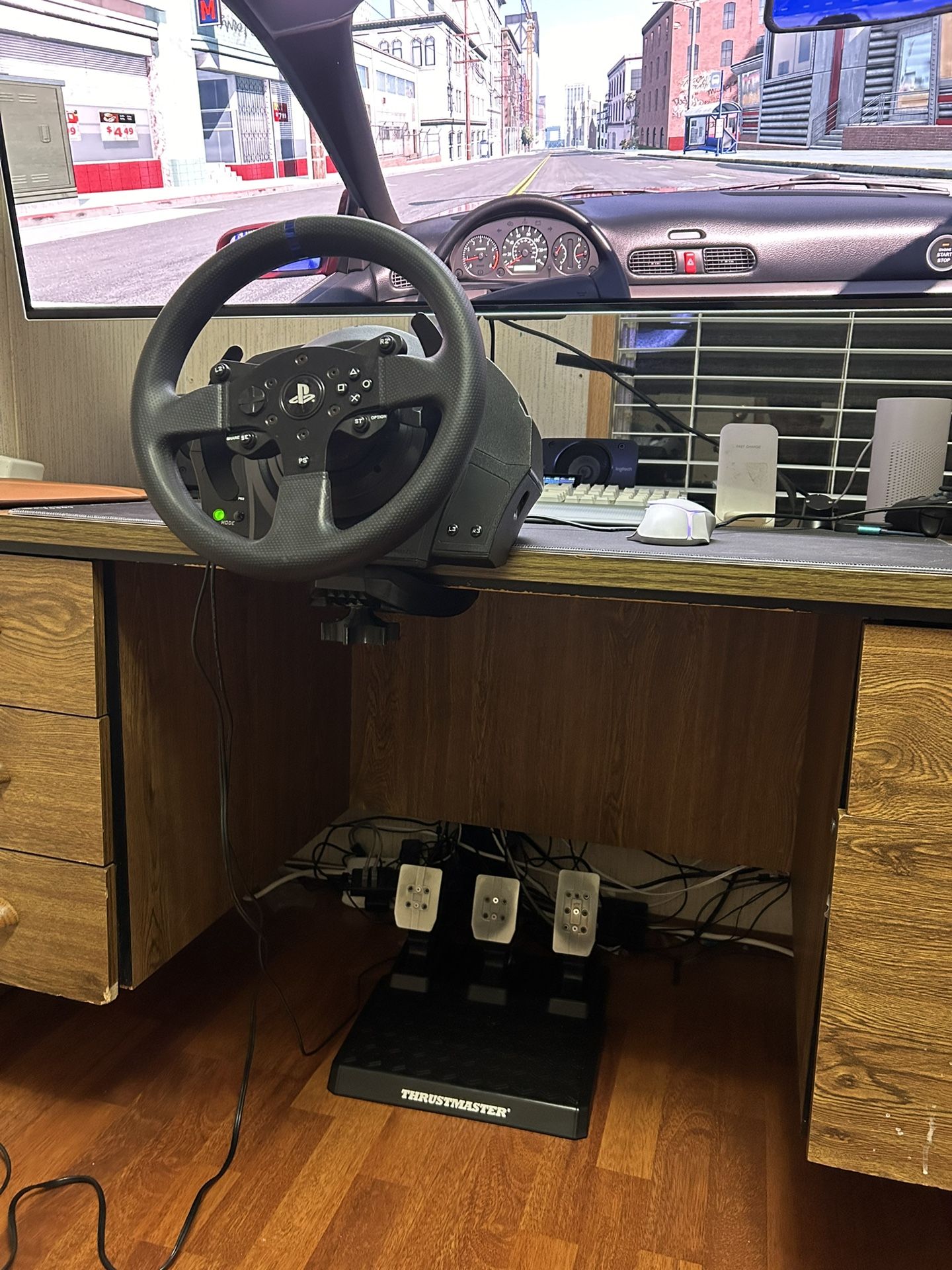 THRUSTMASTER T300 RS - GT Edition Racing Wheel /w T3PM pedals ...