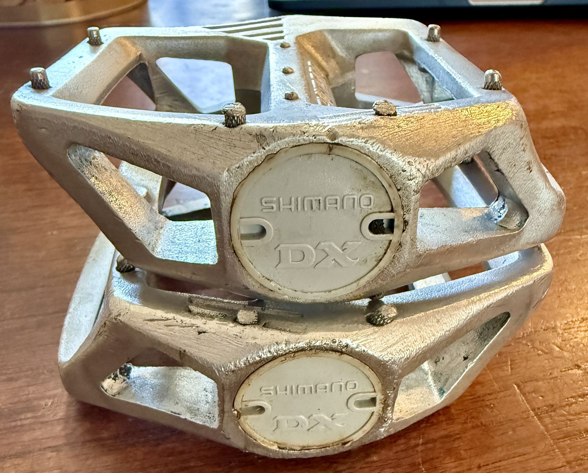 1/2” Silver Shimano DX Pedals for Sale in Long Beach, CA - OfferUp