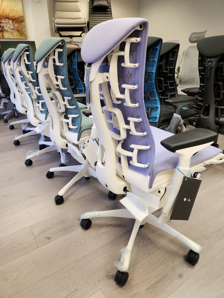 BRAND NEW40% OFF HERMAN MILLER LOGITECH X GAMING EMBODY CHAIRSALL COLOR ...