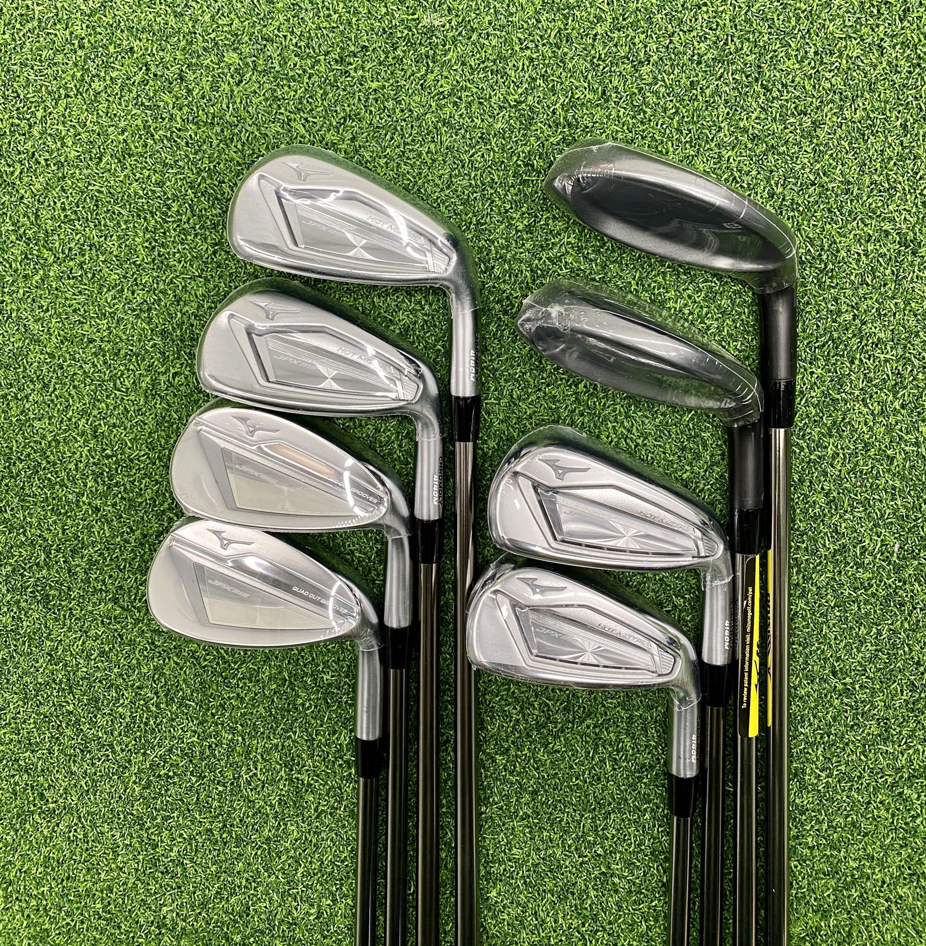 Mizuno JPX 919 Hot Metal Combo Iron Set (#7-SW) & JPX Fli-Hi Hybrids ...