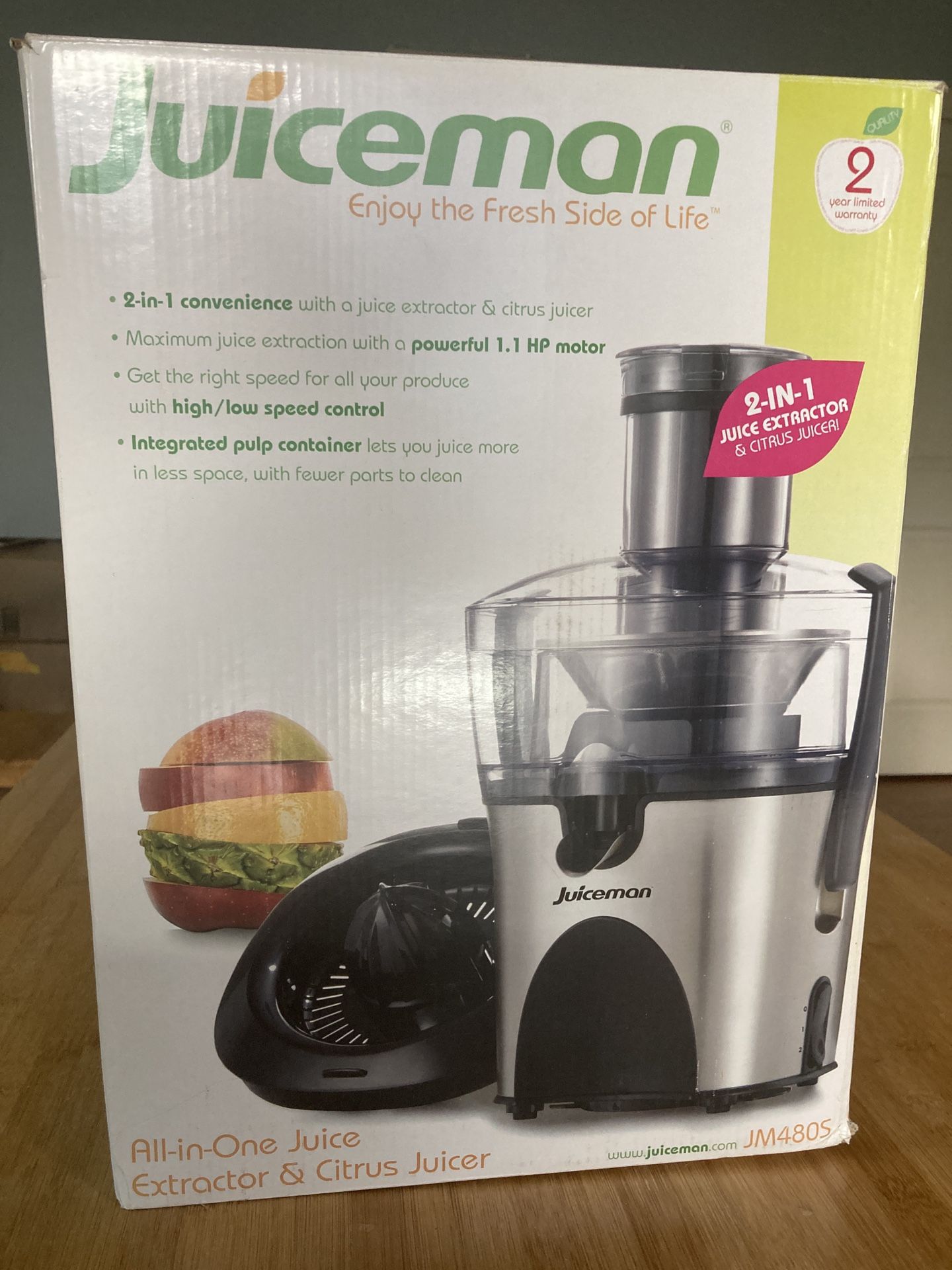 Juiceman 2 Speed All in One Automatic Juice Extractor and Citrus Juicer for Sale in Tigard OR OfferUp