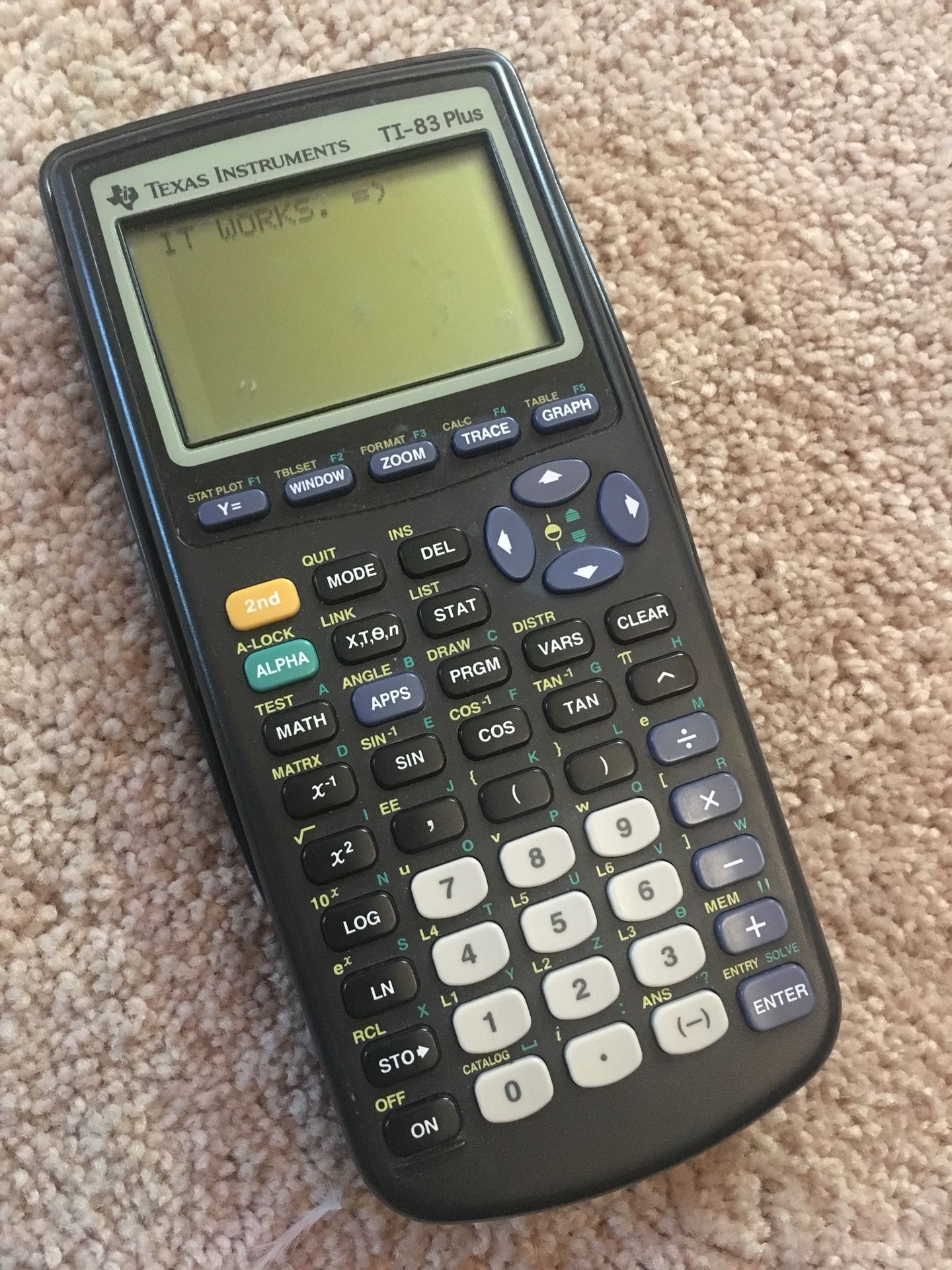 Texas Instruments TI-83 Plus Graphing Calculator for Sale in Chandler ...