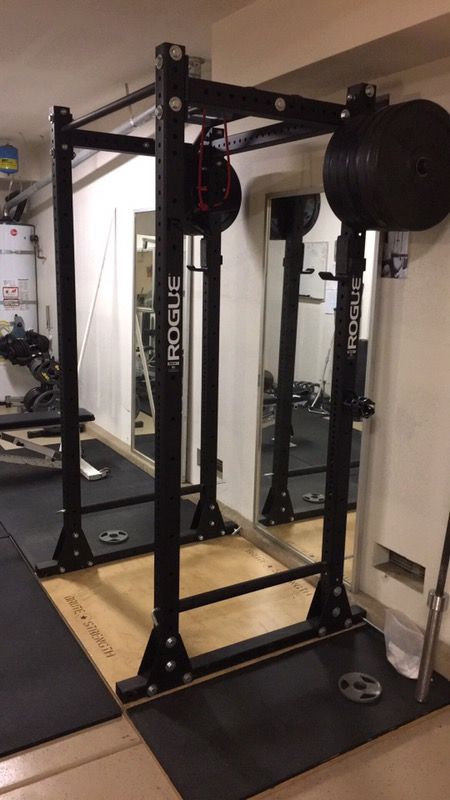 Brand New Rogue Fitness RML-390F (Monster Lite) power rack w/lots of ...