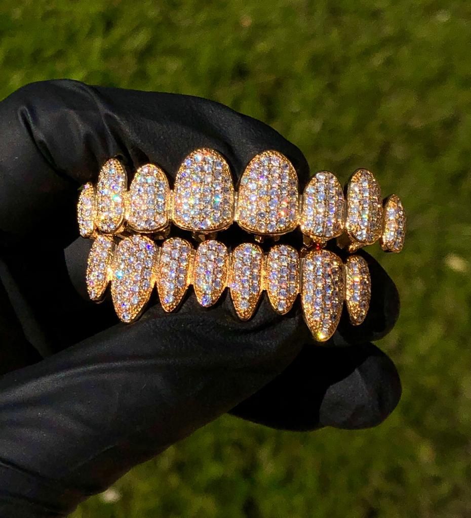 Brand New 14k Gold Finish Teeth Grillz for Sale in Seattle, WA - OfferUp