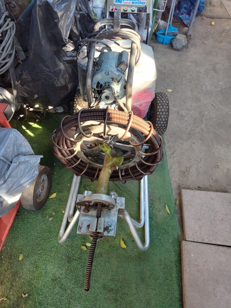 Main Line Plumbing Sewer Snake Machine 80f for Sale in Los Angeles, CA ...
