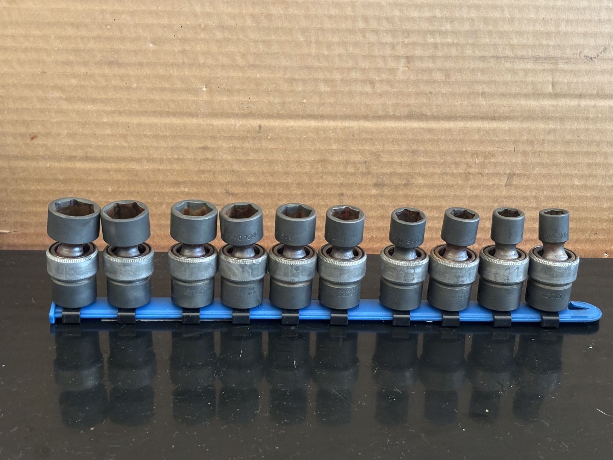 Matco Tools 10 PIECE 3/8" DRIVE METRIC 6 POINT ADV UNIVERSAL IMPACT ...