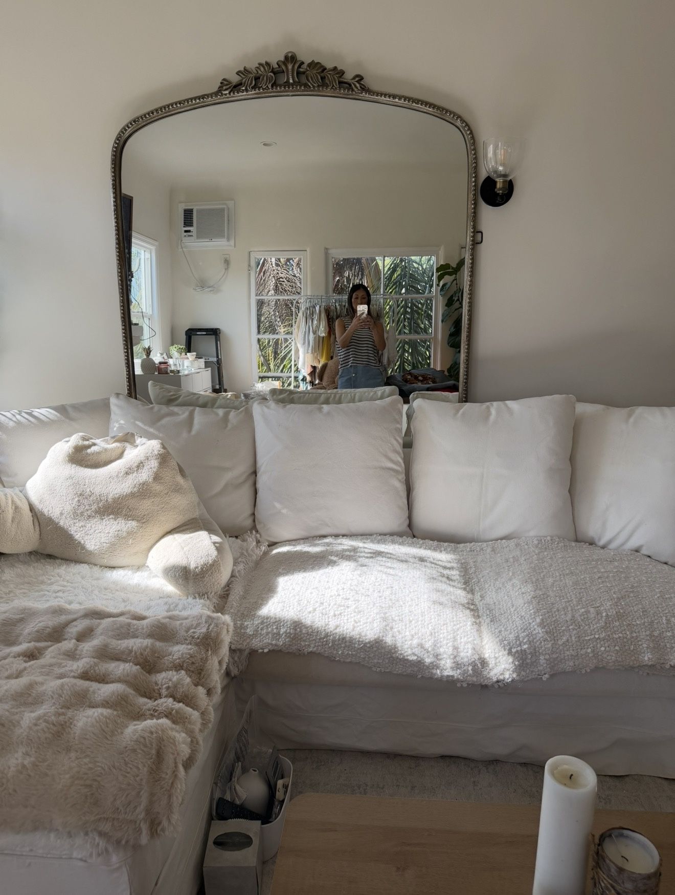 IKEA Harlanda Couch with Chaise for Sale in Los Angeles, CA - OfferUp