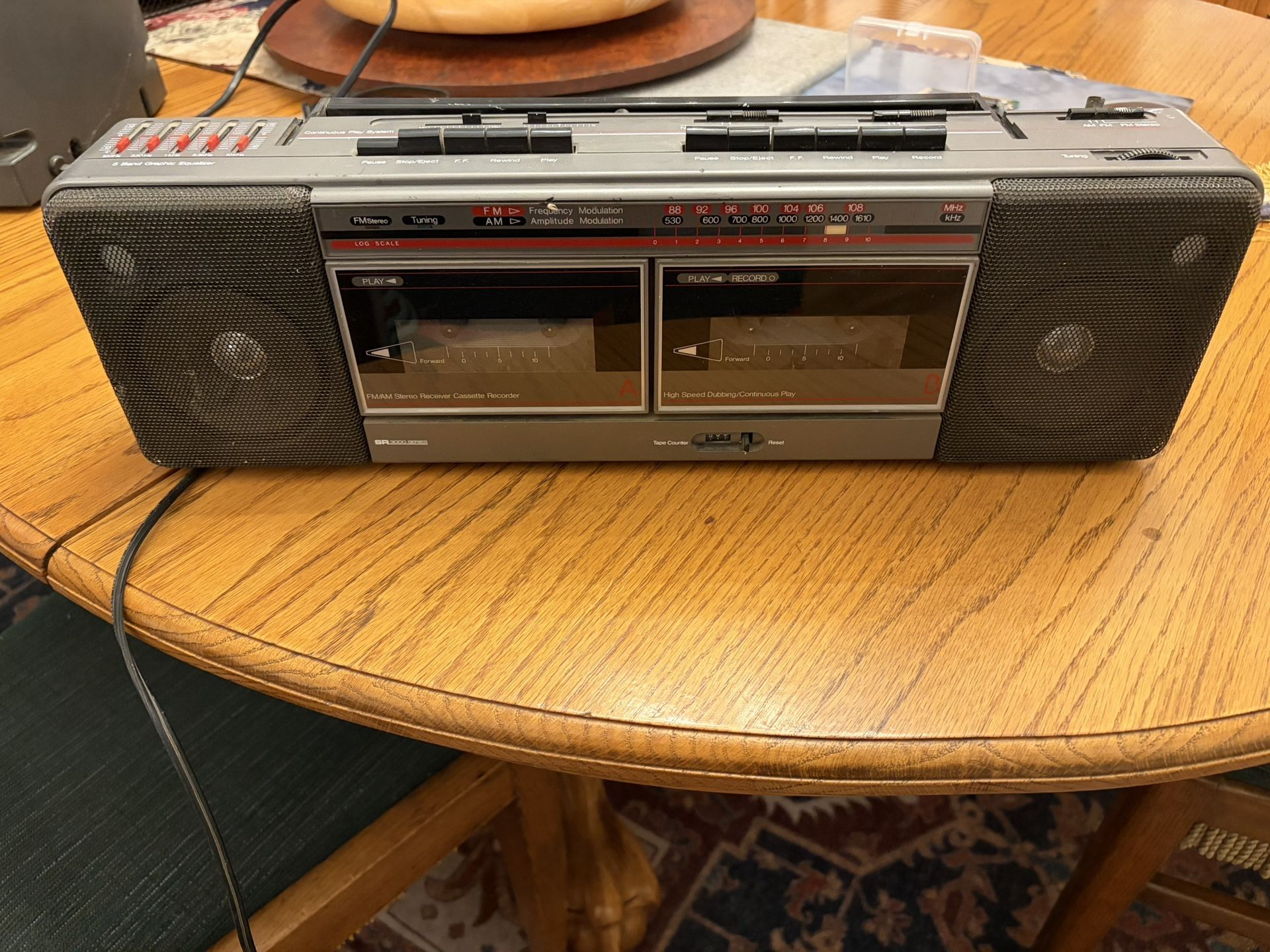 Sears Roebuck & Co. Vintage Boombox SR3000 for Sale in Fresno, CA - OfferUp