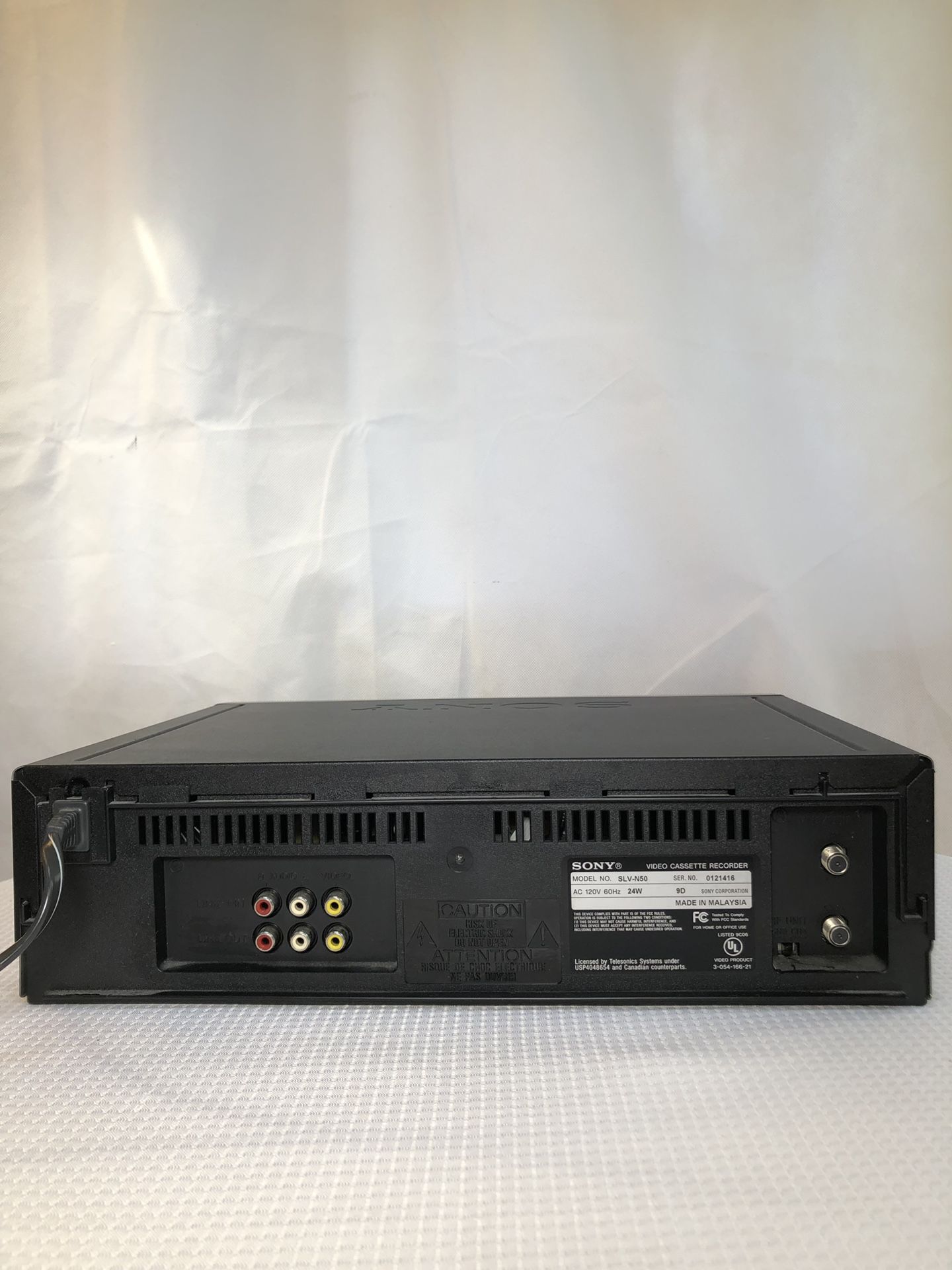 Sony SLV-N50 VHS VCR Video Cassette Player Recorder HiFi Stereo AV ...