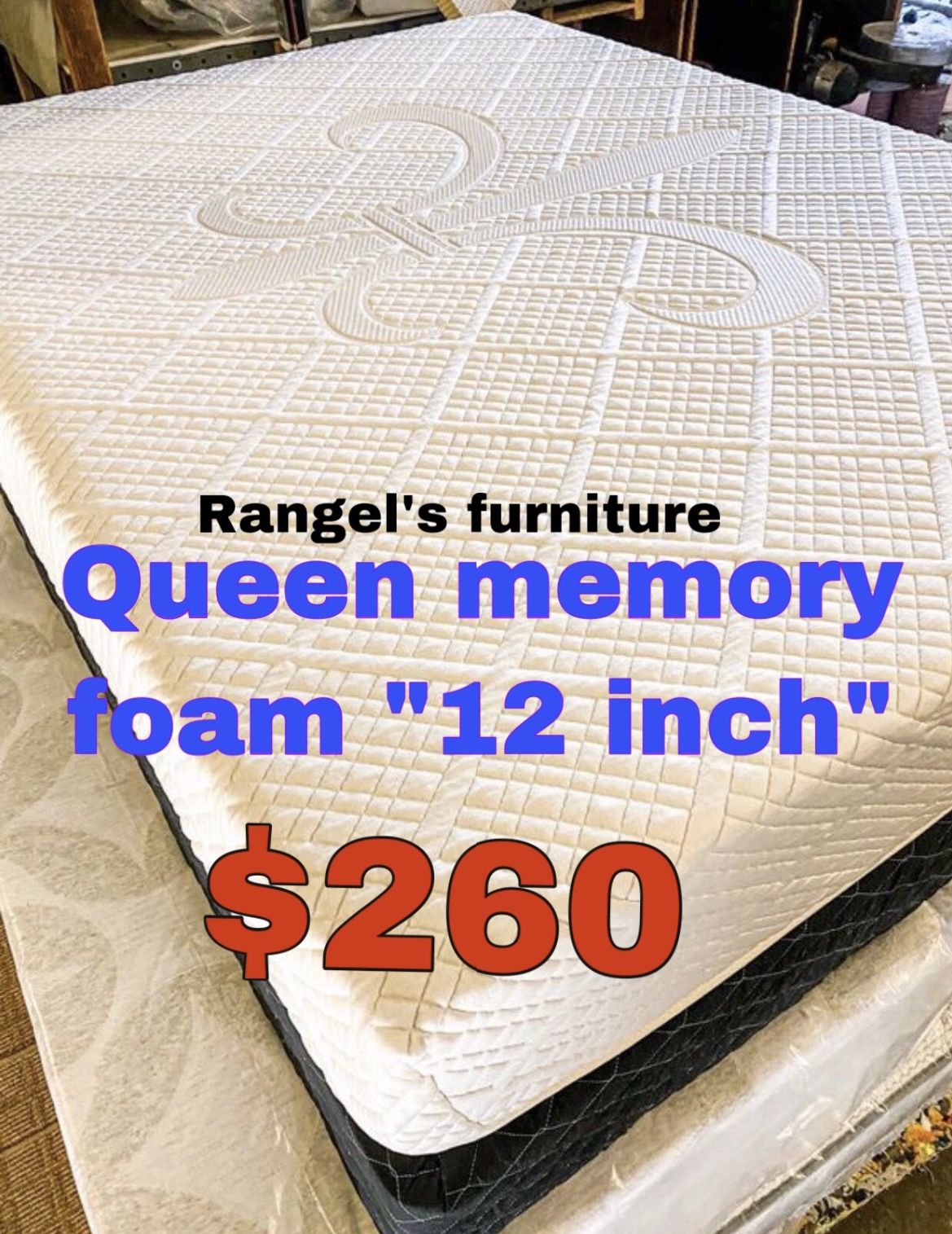 Brand new Blue Gel Memory Foam Mattress Queen Mattress only-$260 ...