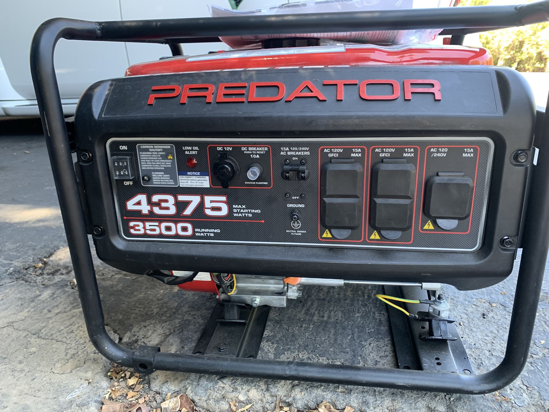 Predator Generator 4375 Watt for Sale in Carmichael, CA - OfferUp