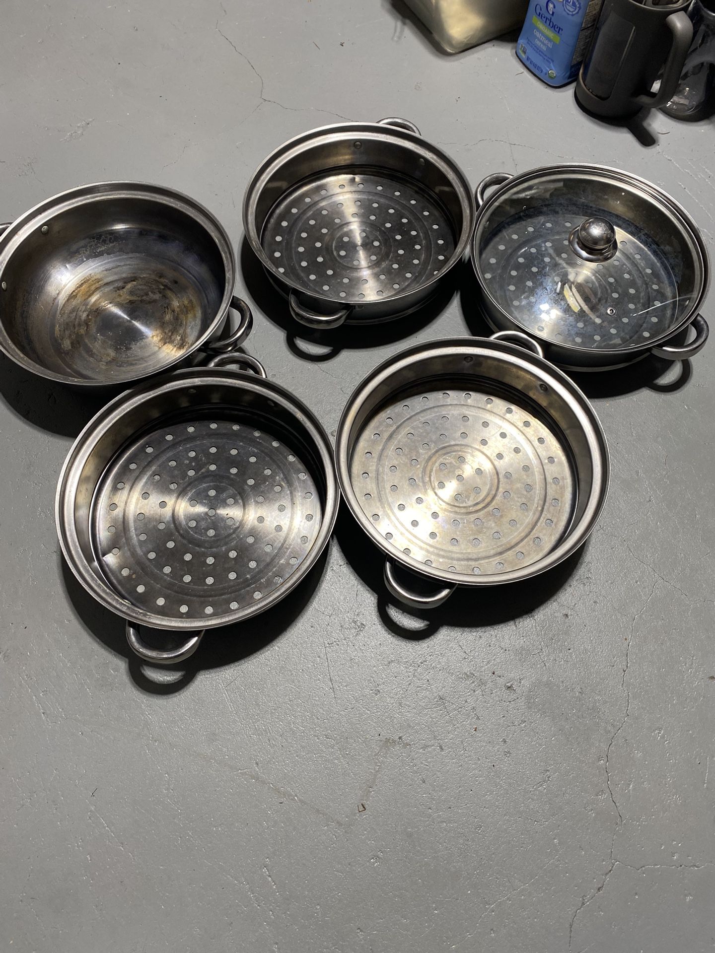 Stainless Steel Steamer Pot Set (Multiple Pieces) for Sale in Bellevue ...