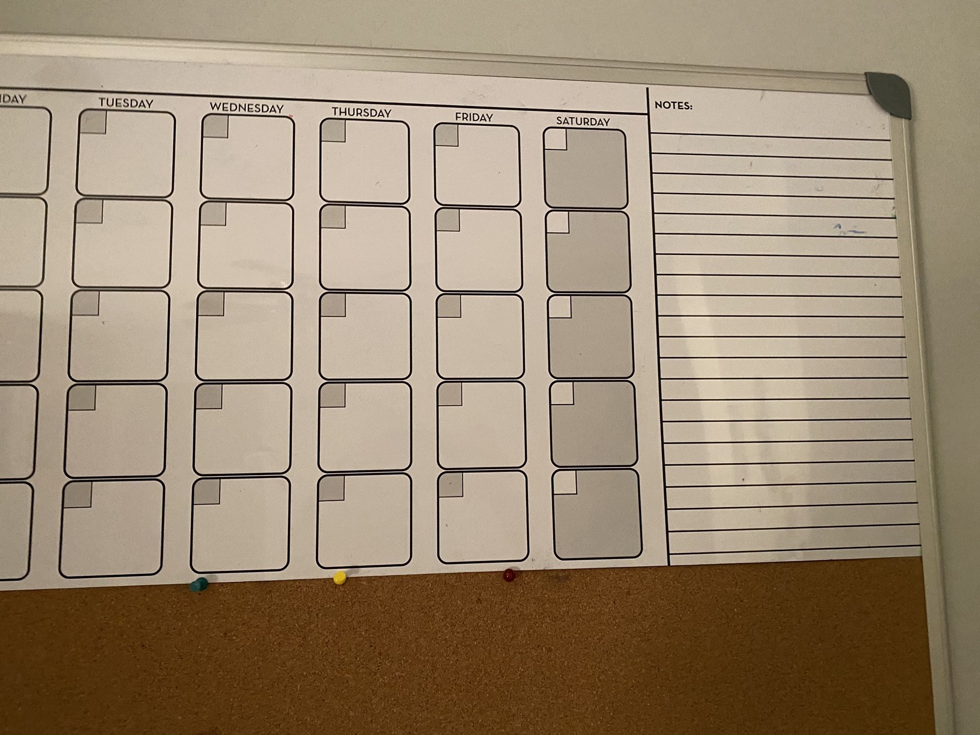 Calendar Dry Erase Board for Sale in Tempe, AZ - OfferUp