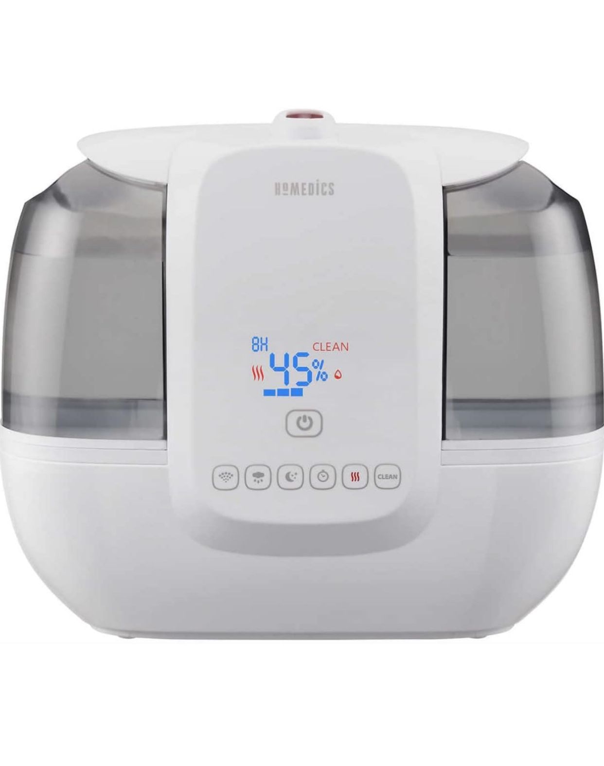 Humidifier HoMedics TotalComfort Ultrasonic Humidifier with UV C Technology Health Baby care