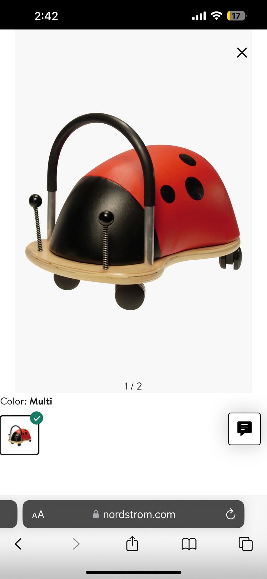 Prince lionheart Wheely Bug Ladybug Ride On Toy for Sale in Tacoma, WA ...