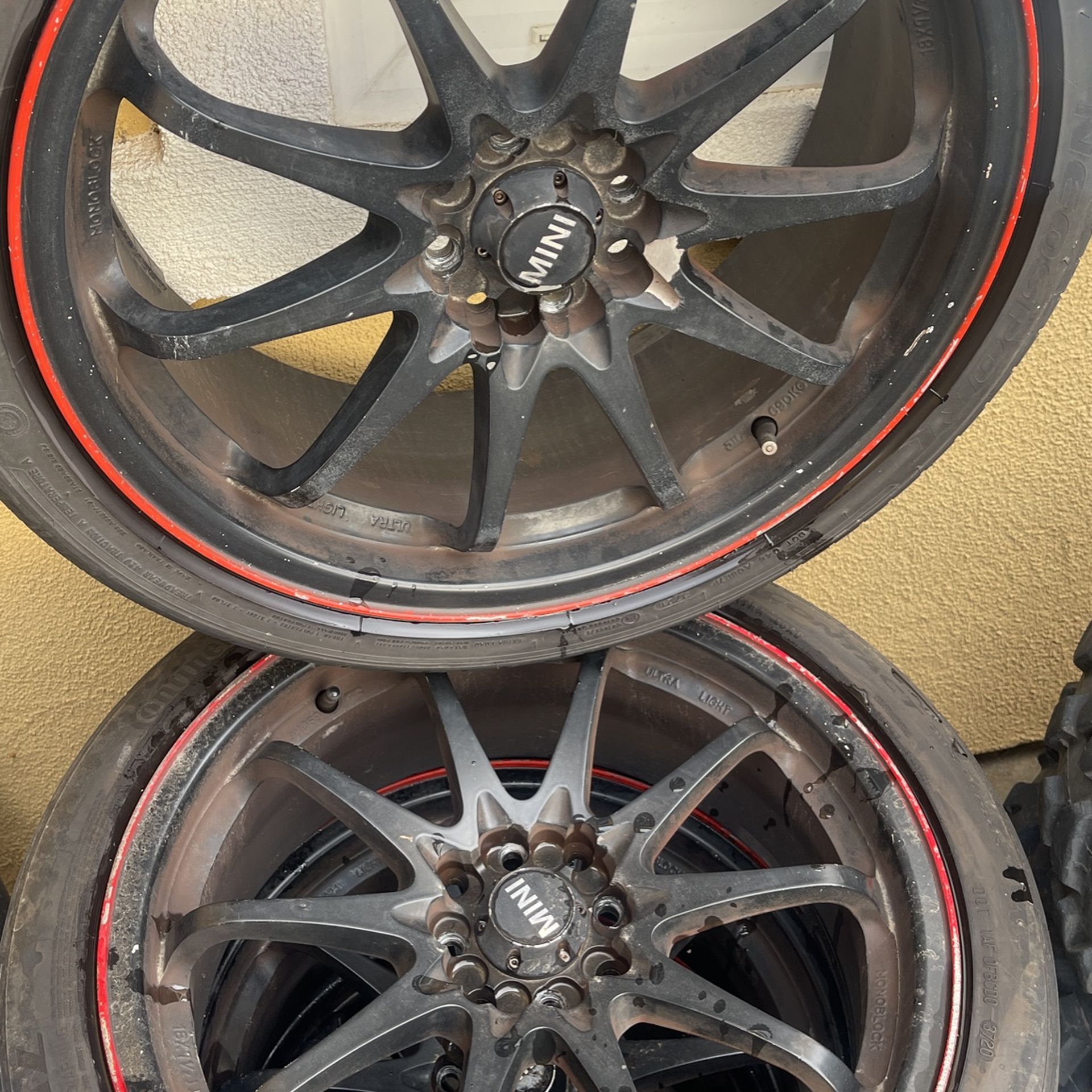 R53 Mini/Honda Wheels 4x100 Bolt pattern Size18 for Sale in Moreno ...