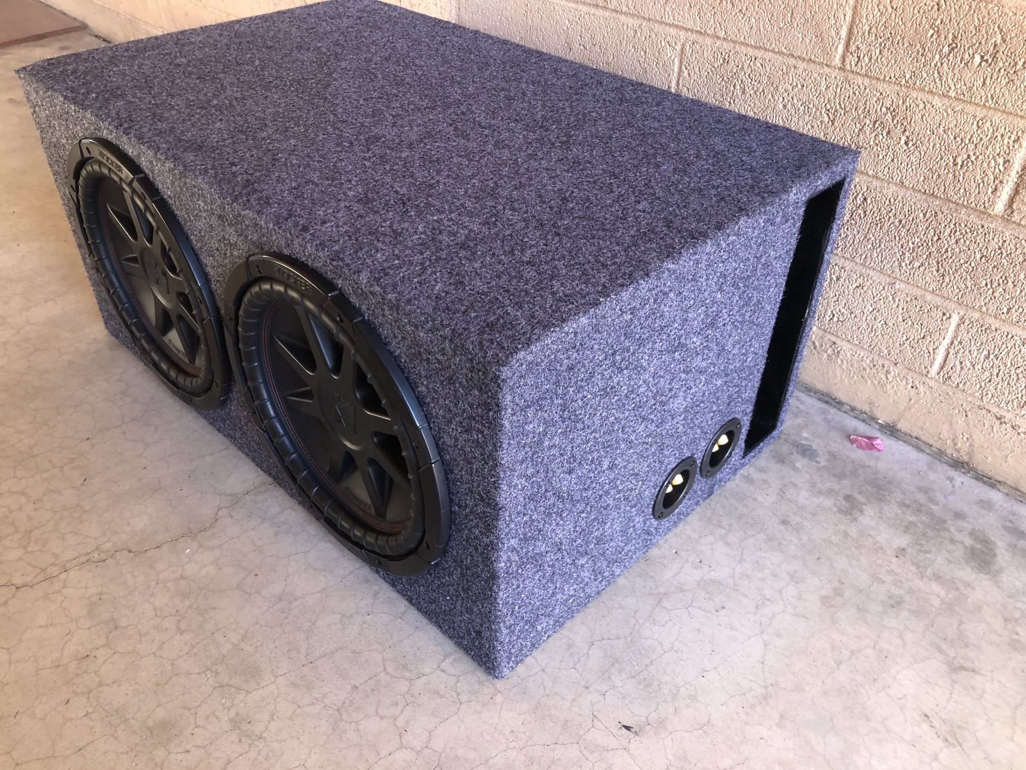 Huge Ported Box With 2-12 Kicker CVR -$300 for Sale in Tempe, AZ - OfferUp