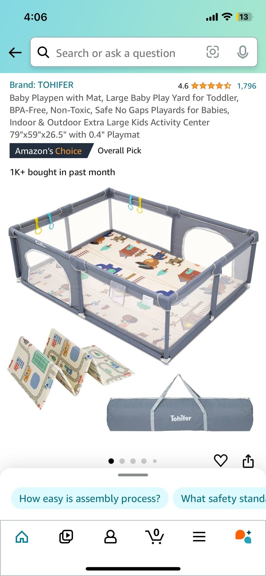 XL Baby Playpen for Sale in Plainfield, IL - OfferUp