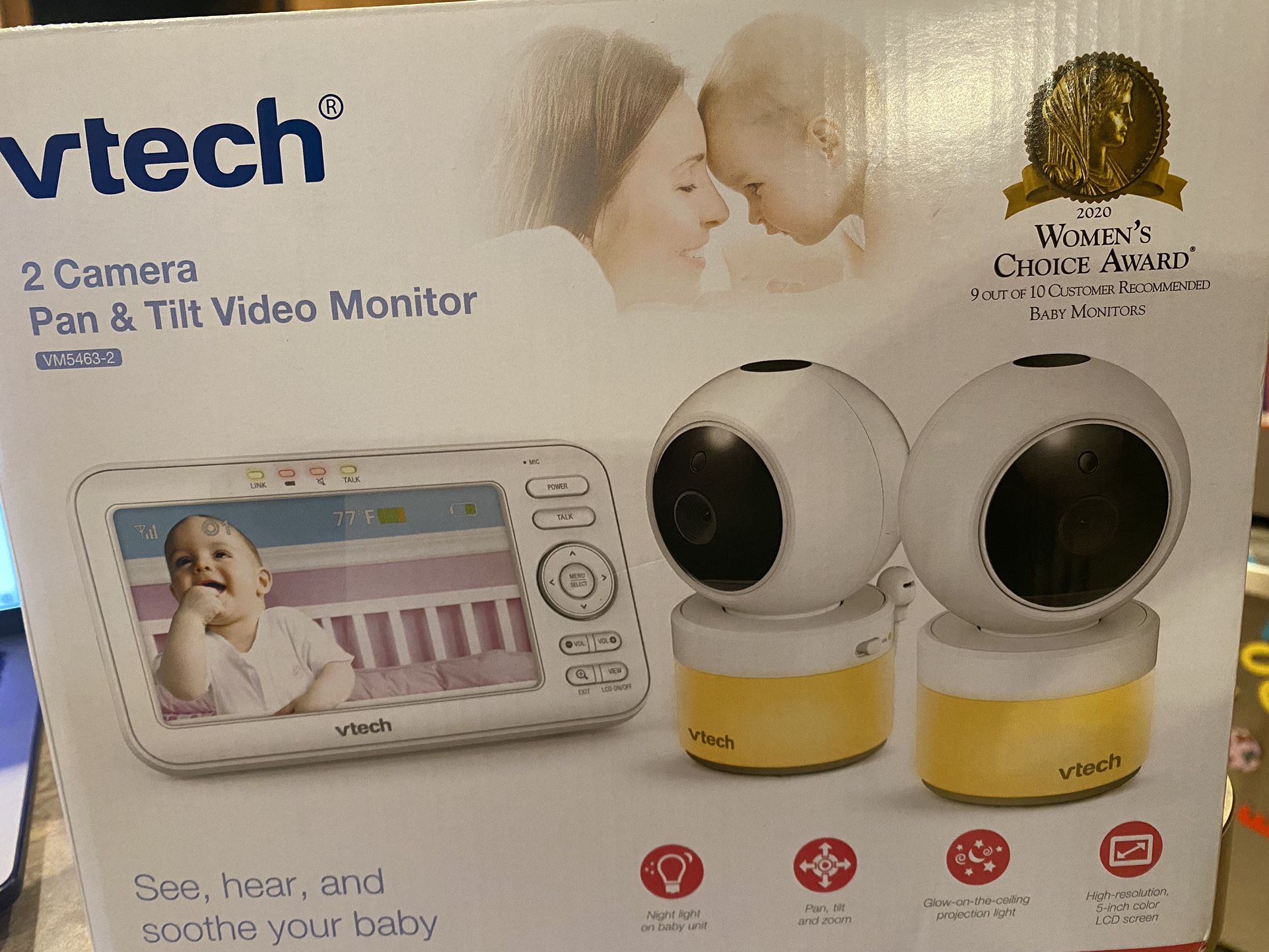 Vtech 2 Camera Pan & Tilt Video monitor for Sale in Homer Glen, IL ...