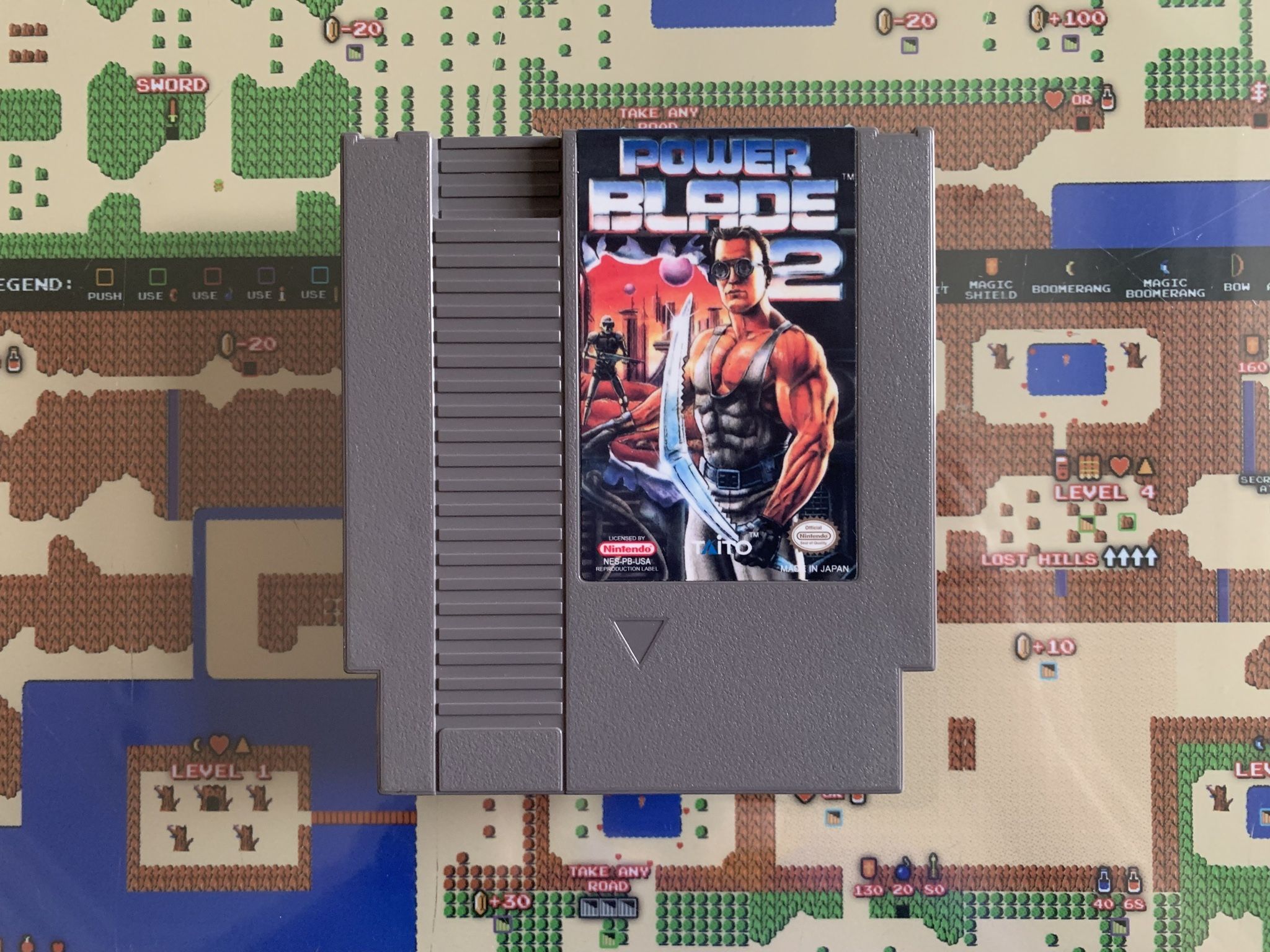 NES Power Blade 2 CUSTOM *Famicom Converter* Famiclone Reproduction for ...