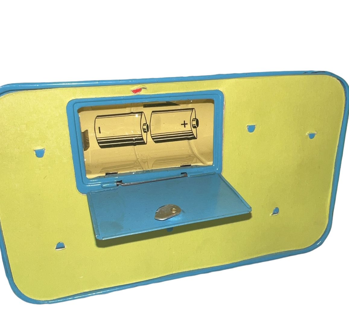 Vintage YONEZAWA MR FOX THE MAGICIAN DISAPPEARING RABBIT TIN LITHO TOY ...