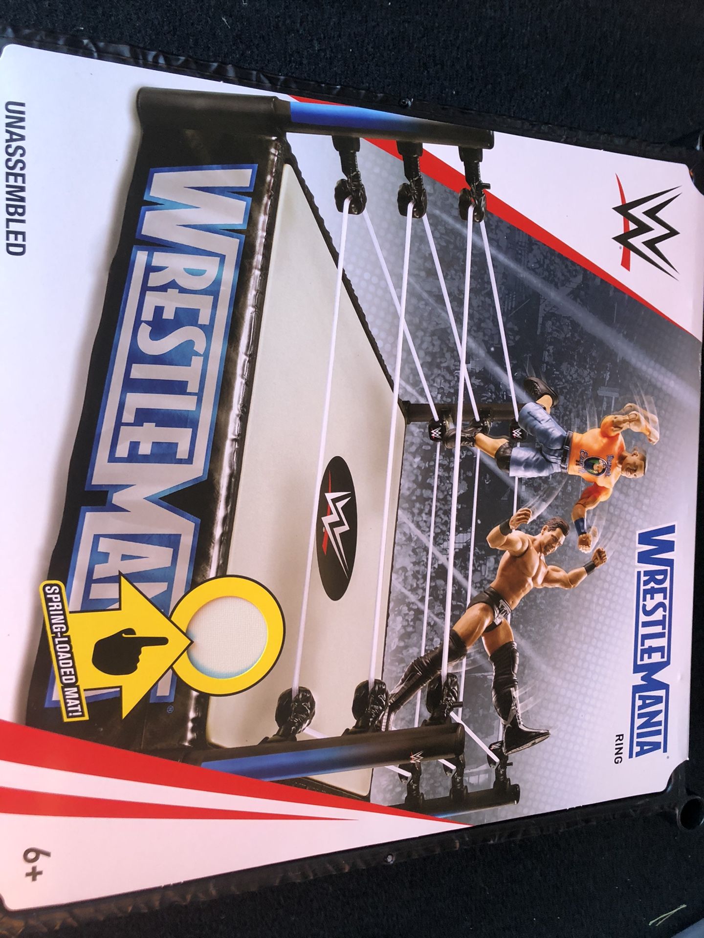 New WWE Wrestlemania Ring with Pro-Tension Technology & Spring Loaded ...