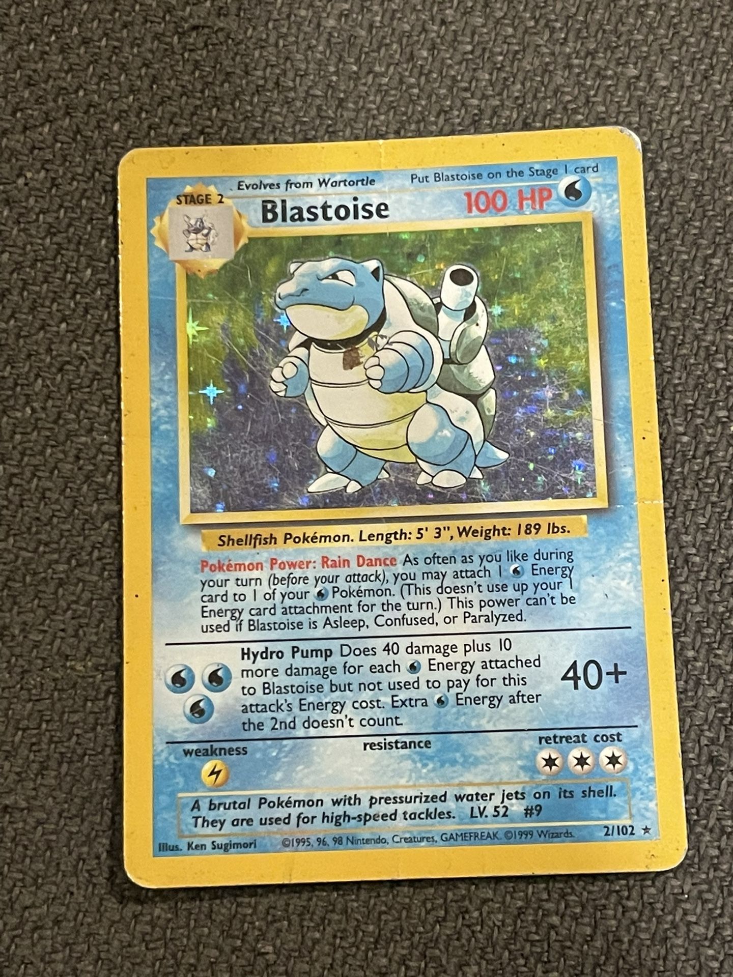 Blastoise base set for Sale in Chula Vista, CA - OfferUp