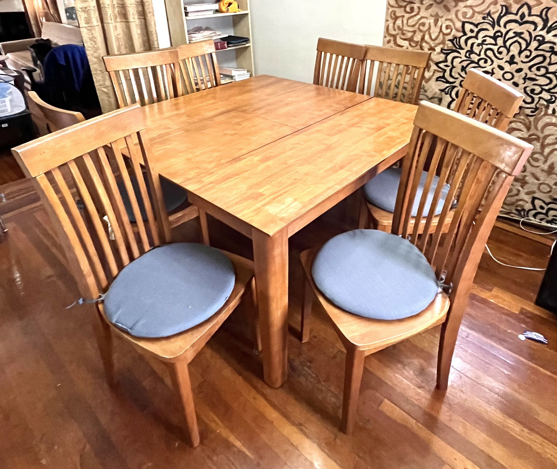 8 Seater Square Dining Room Table