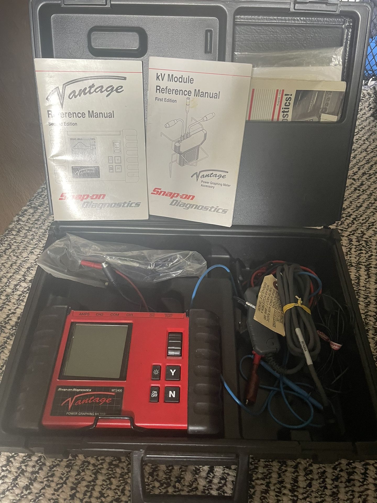 Snap On Tools MT2400 Vantage Diagnostic Graphing Meter With KV Module ...