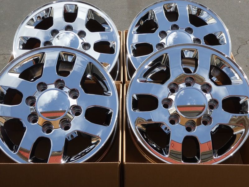 18" OEM factory Chevy Silverado Suburban Sierra GMC truck wheels 8lug ...