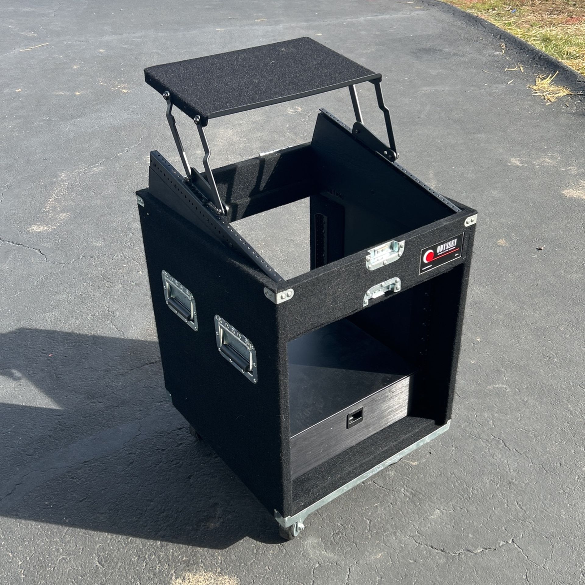 Odyssey Combo Rack - 10U Front, 11U Slanted Top - Excellent Condition ...