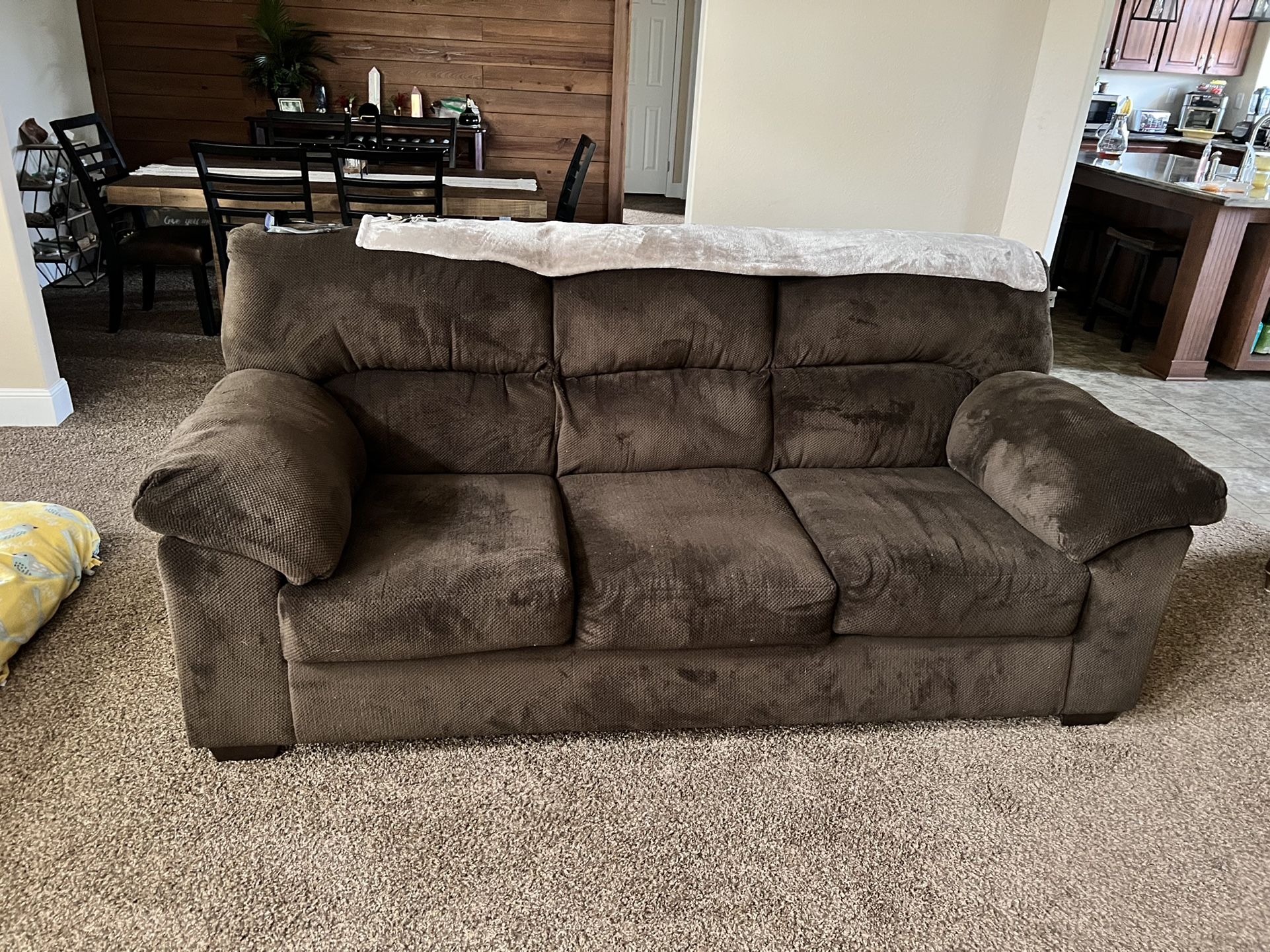 Worn Couch
