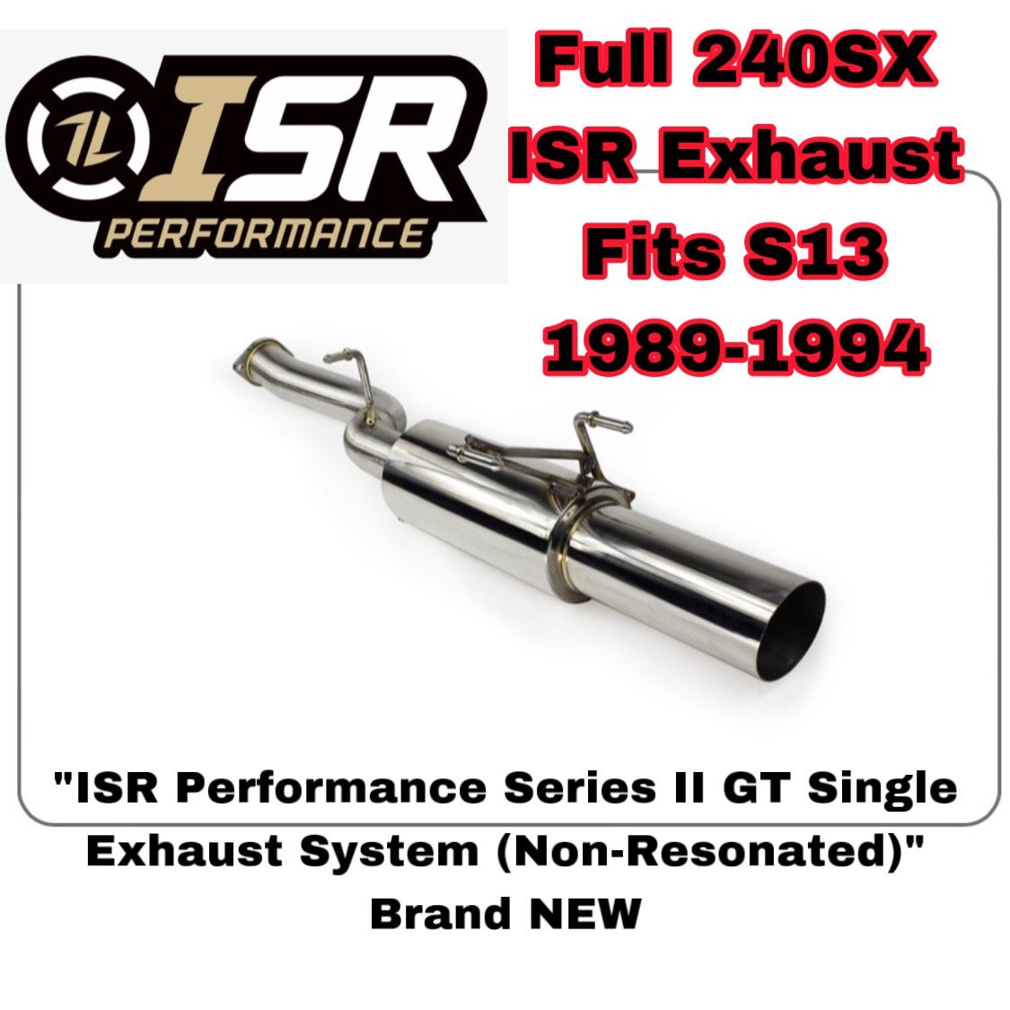 240SX Exhaust. S13 ISR Performance Exhaust for Sale in Lemon Grove, CA - OfferUp