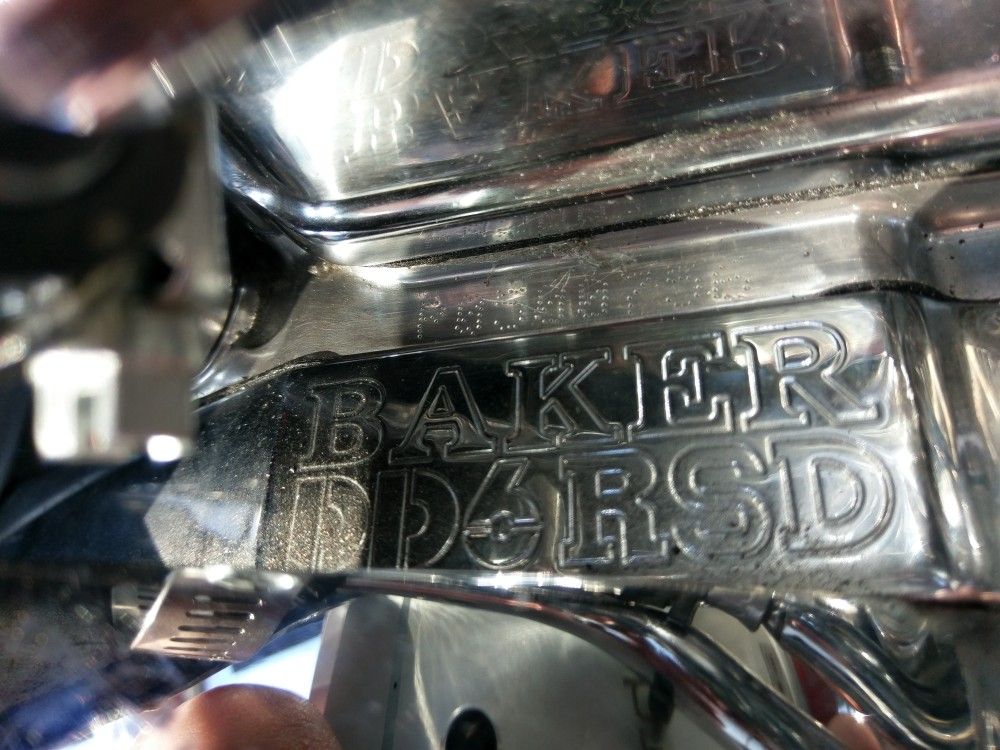 Chopper Harley Davidson motor 88B Baker transmission 6 speed parts for ...