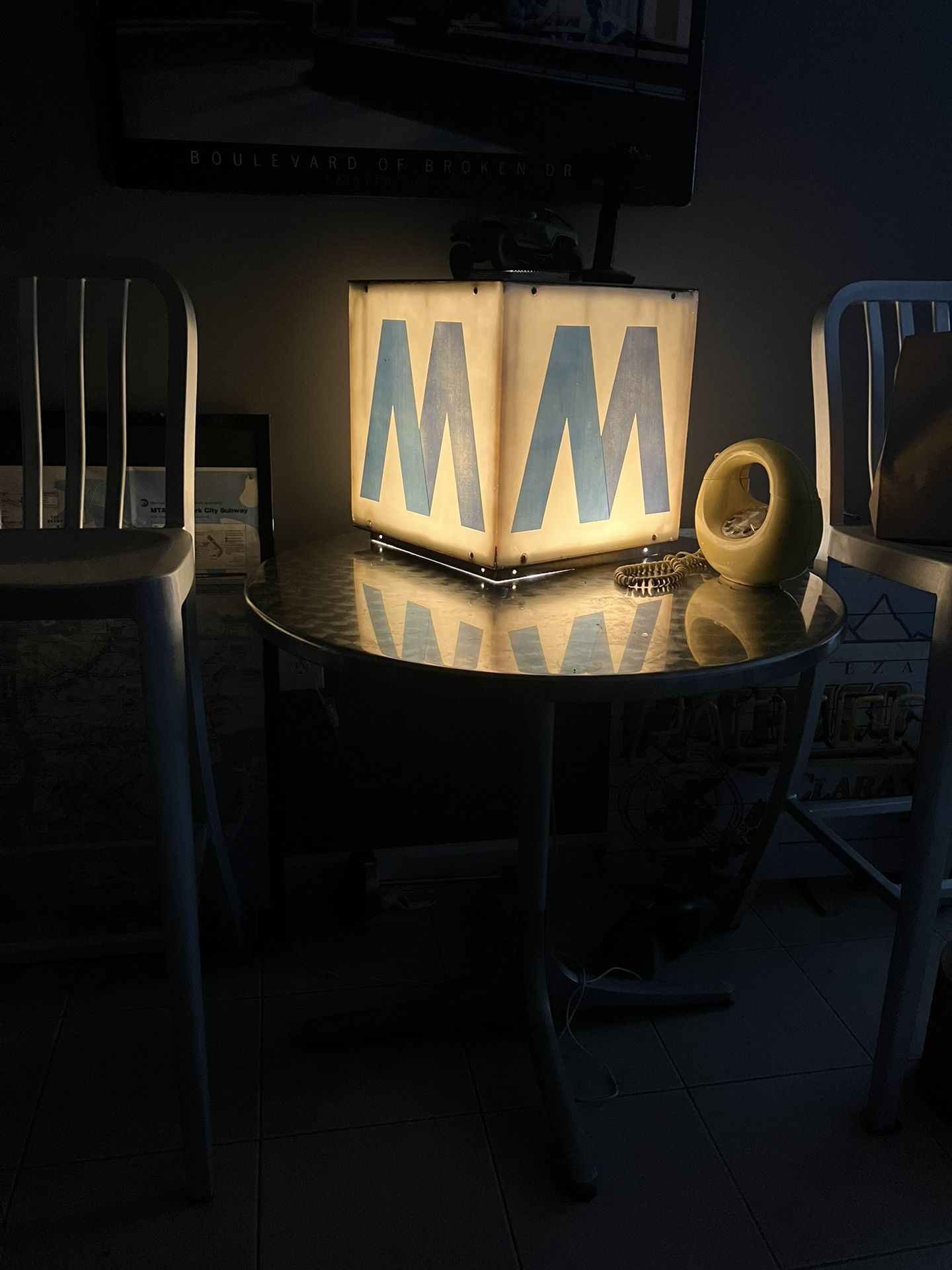 NYC MTA M Logo Subway Lantern for Sale in Brooklyn, NY - OfferUp