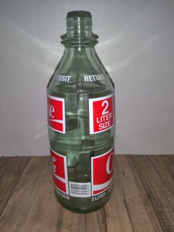 2 Liter Glass Coke Bottle