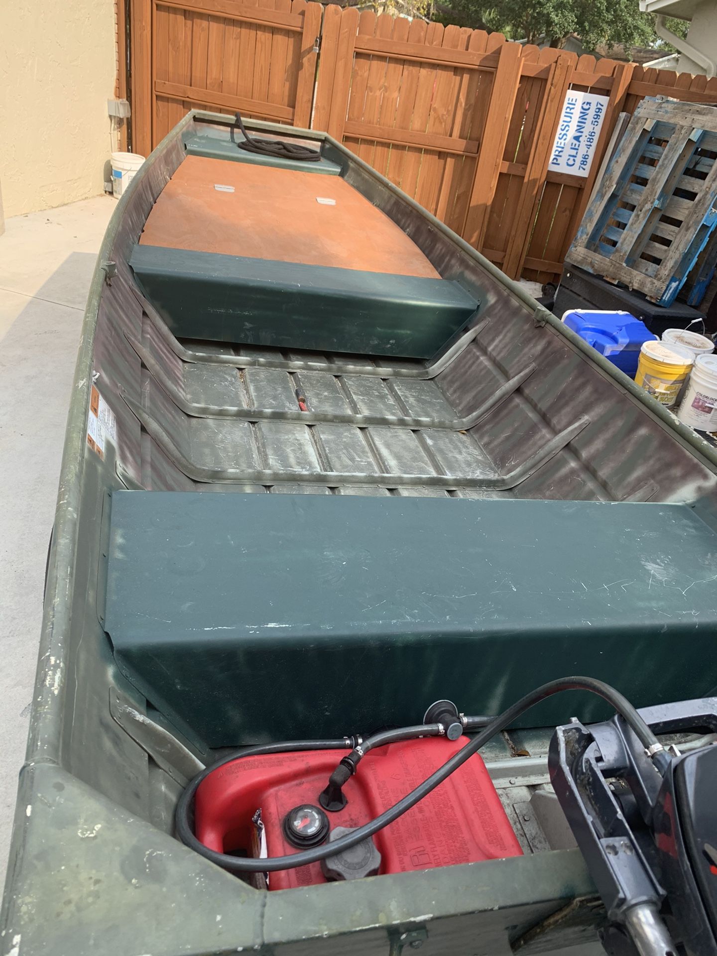 14FOOT LOWE JOHN BOAT BASS BOAT READY TO GO for Sale in Oakland Park ...