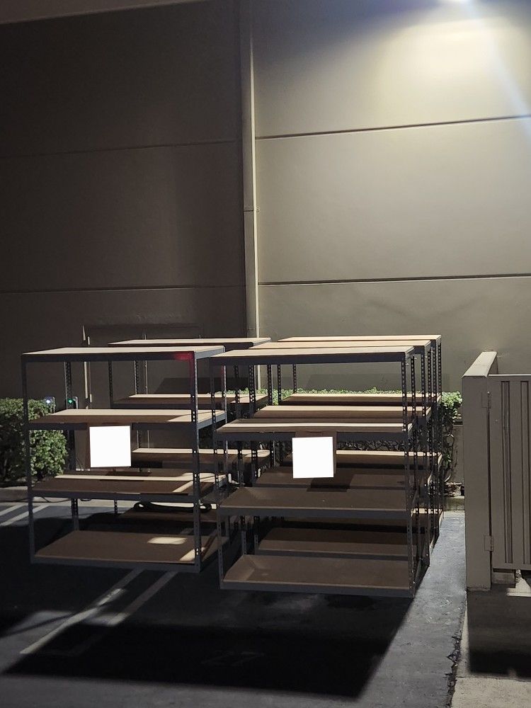 3 Full Metal Shelve Racking 7ft X 6ft X 3ft for Sale in Rancho Santa ...