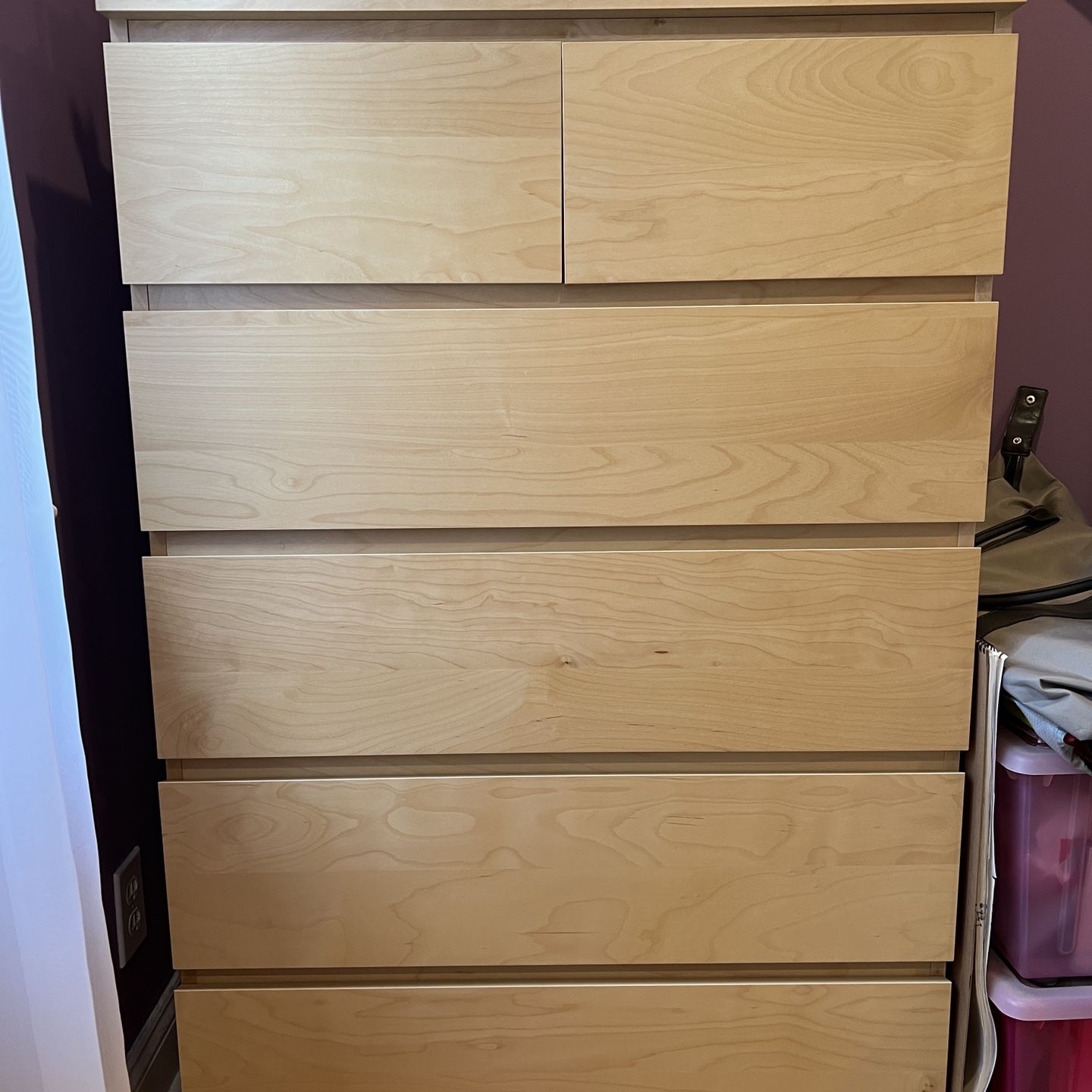 Ikea Malm Dresser Birch