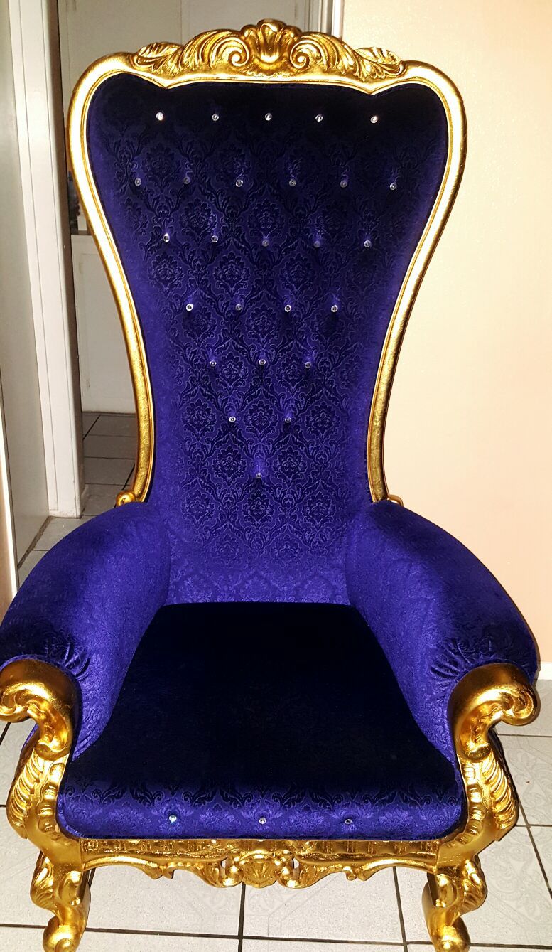 Throne royalty king royal chair for Sale in Fontana, CA - OfferUp